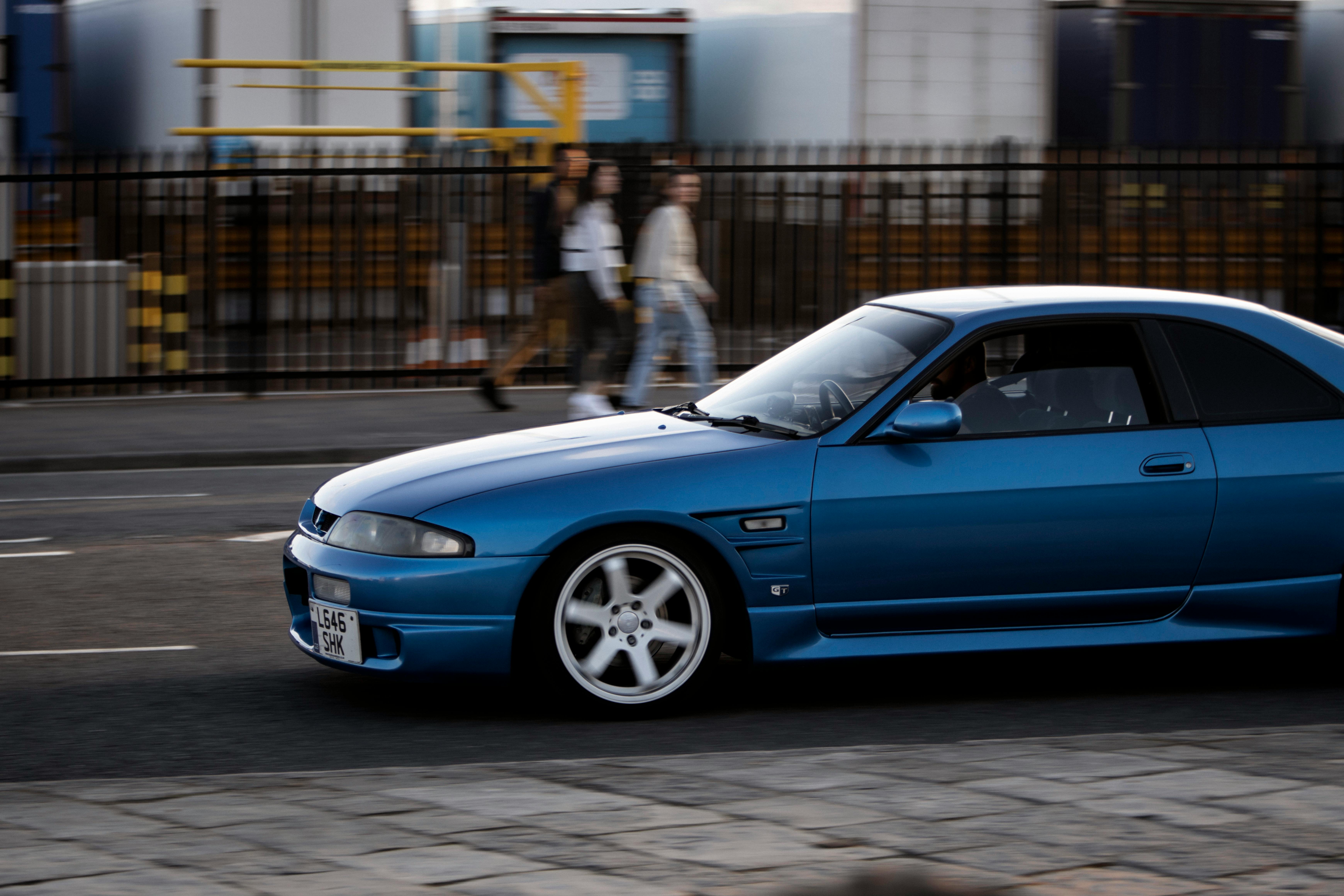 Blue Nissan Skyline · Free Stock Photo