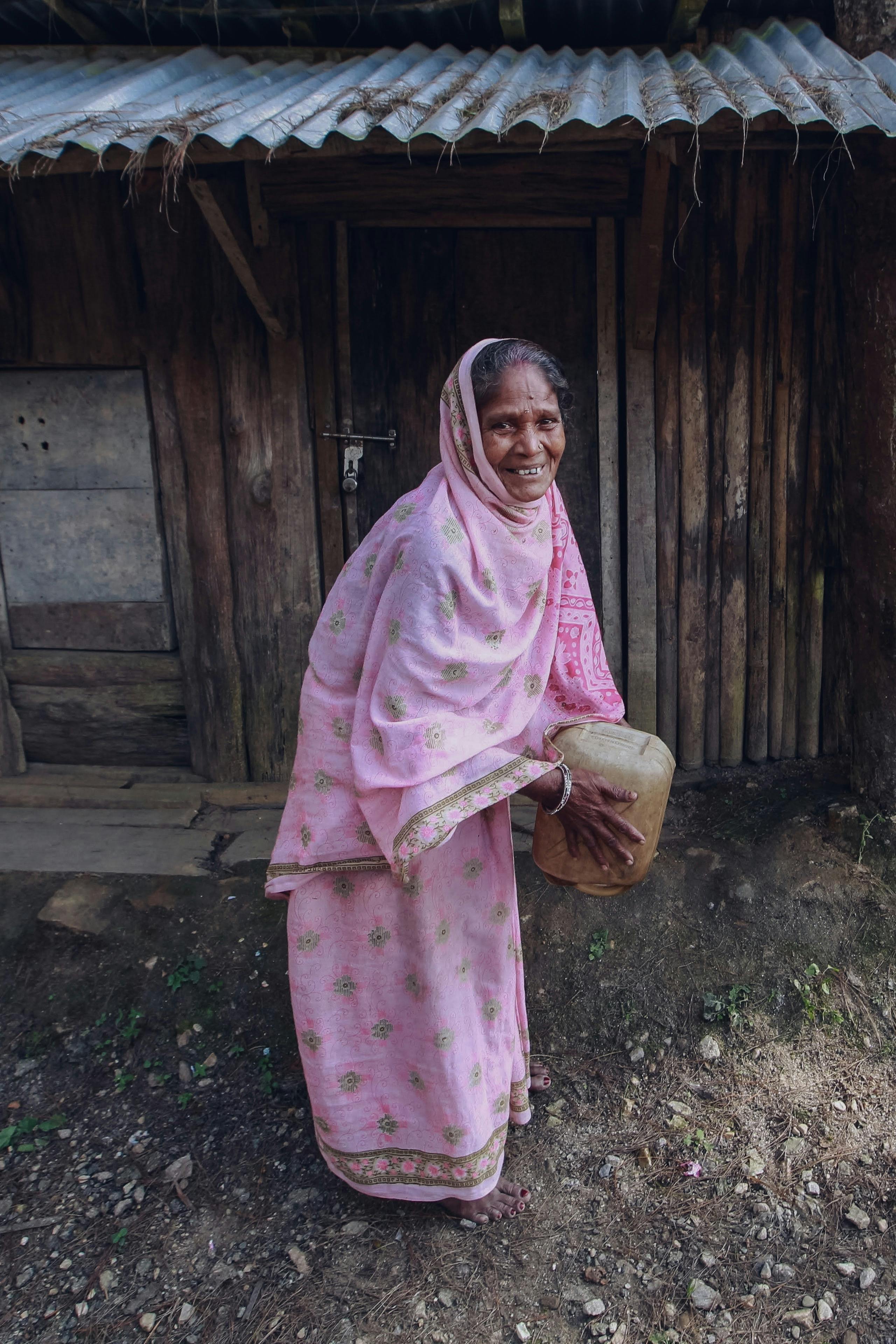 Village Woman in Traditional Clothing · Free Stock Photo