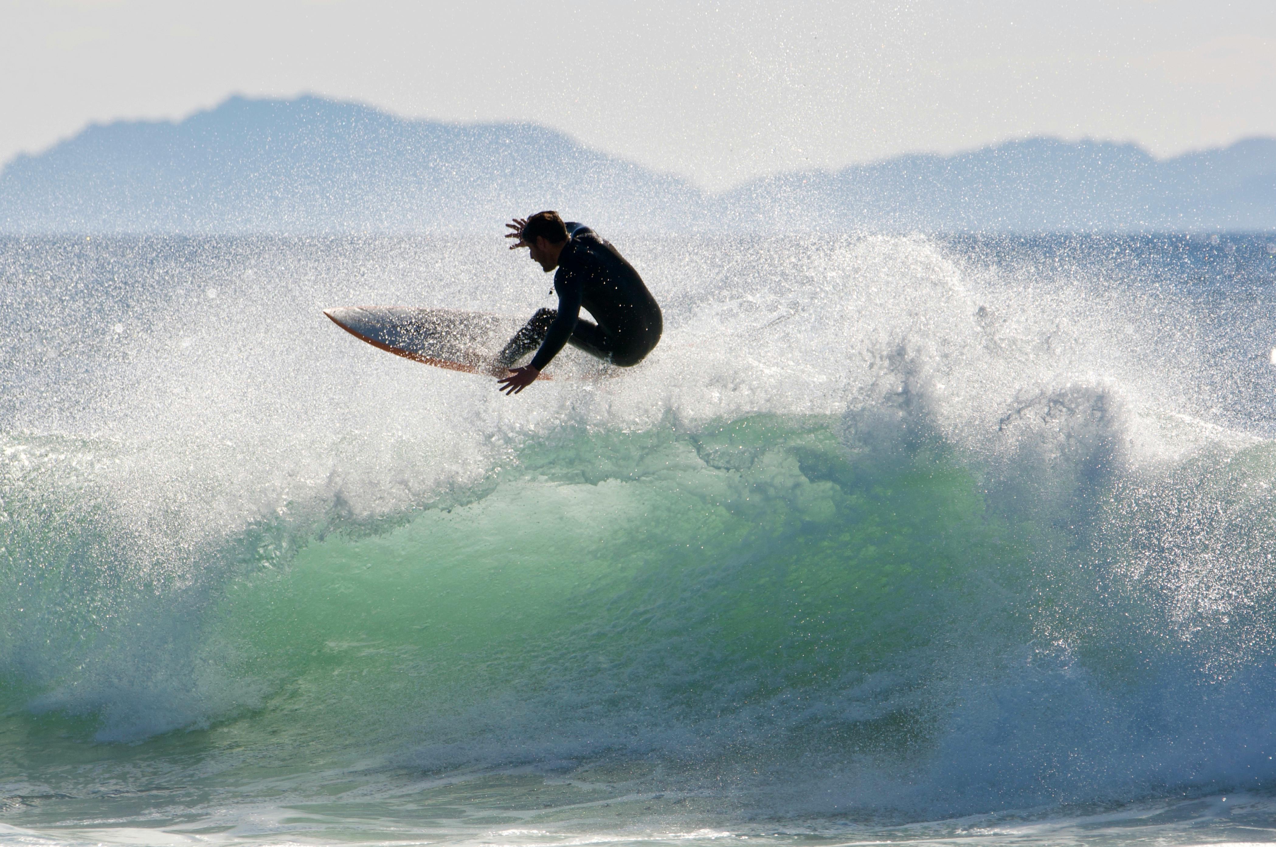 Surfer on Wave · Free Stock Photo