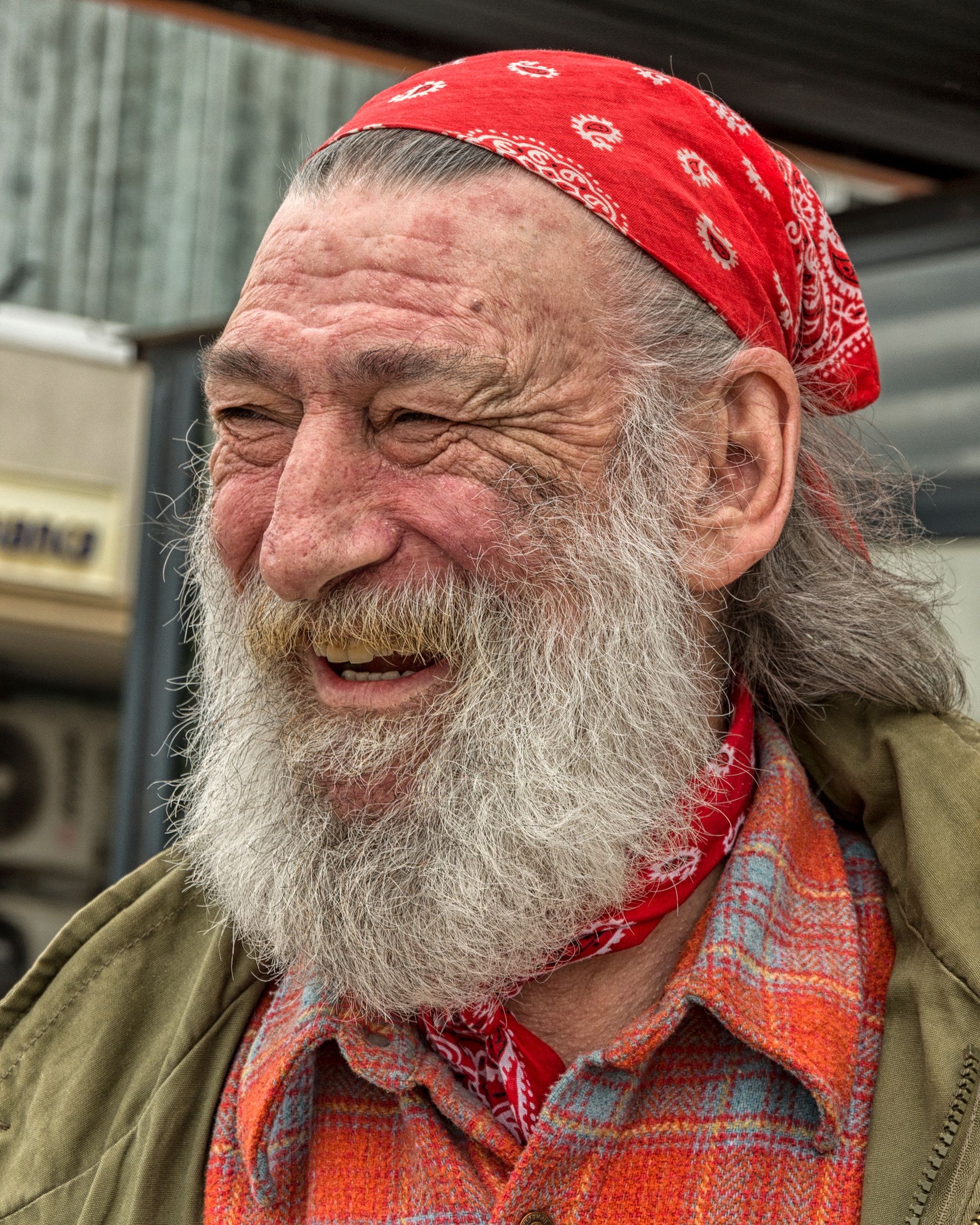 Candid Portrait of an Elderly Man with a Long Gray Beard · Free Stock Photo