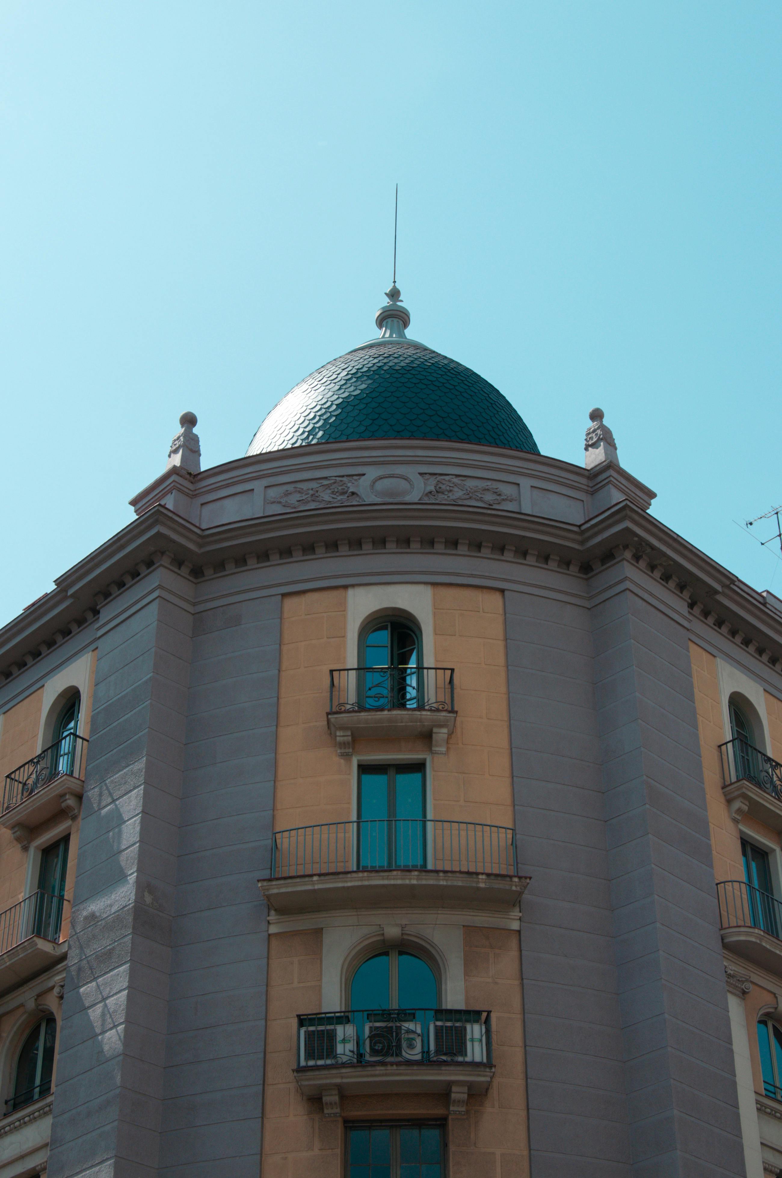 Neoclassical Facade of Residential Building · Free Stock Photo