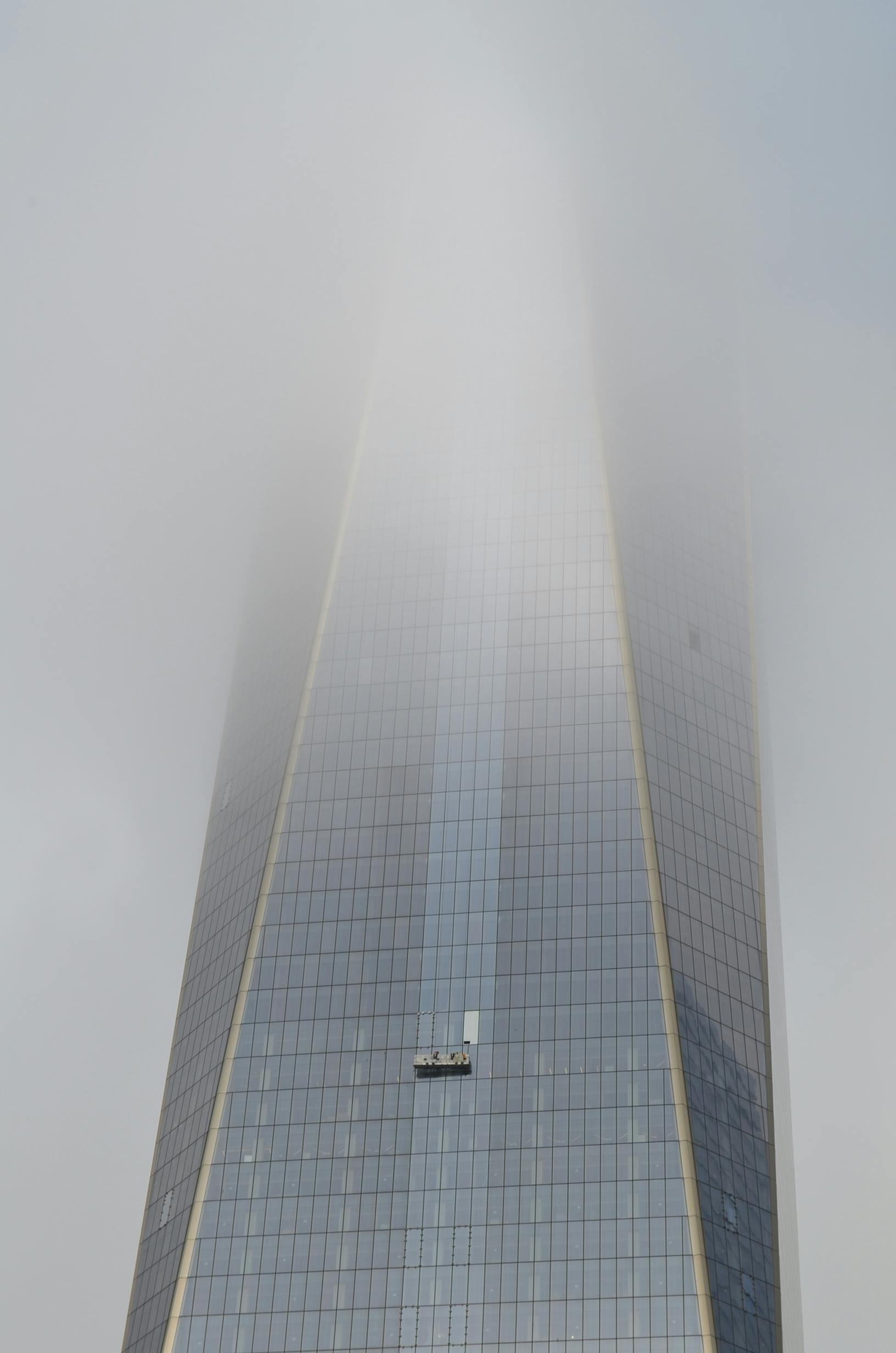 Glass Walled Building Covered by Fog · Free Stock Photo