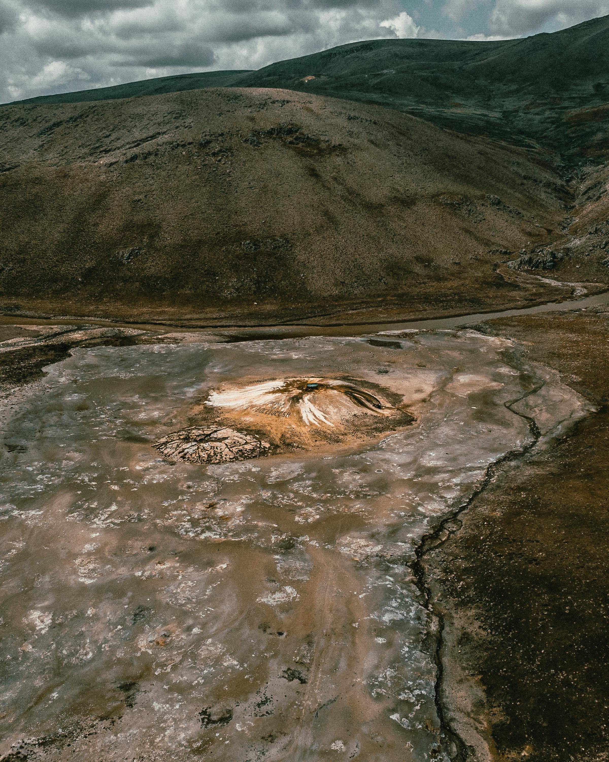 Arid Volcanic Soil in Valley · Free Stock Photo
