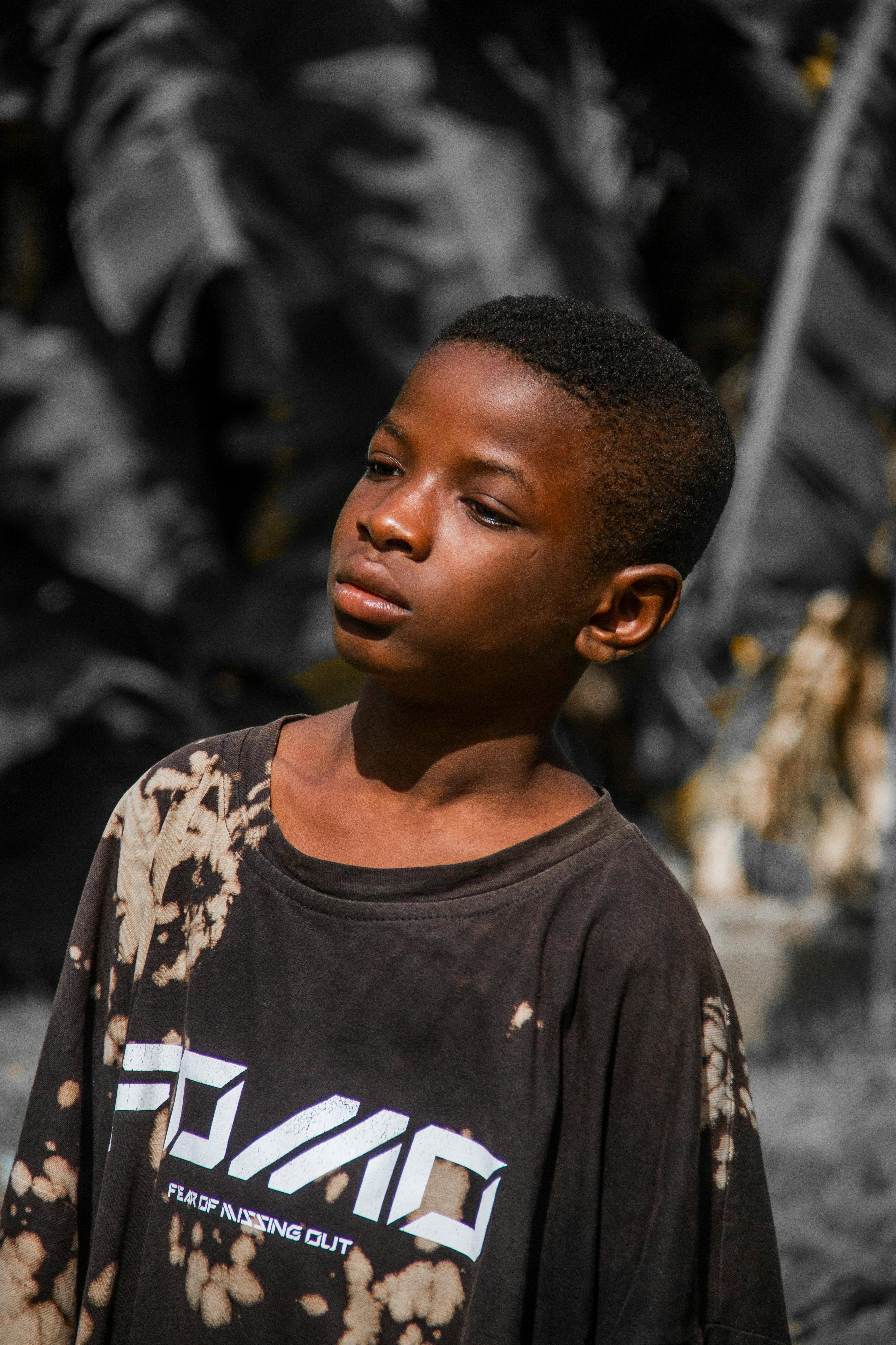 Portrait of a Cool Boy on a Street · Free Stock Photo