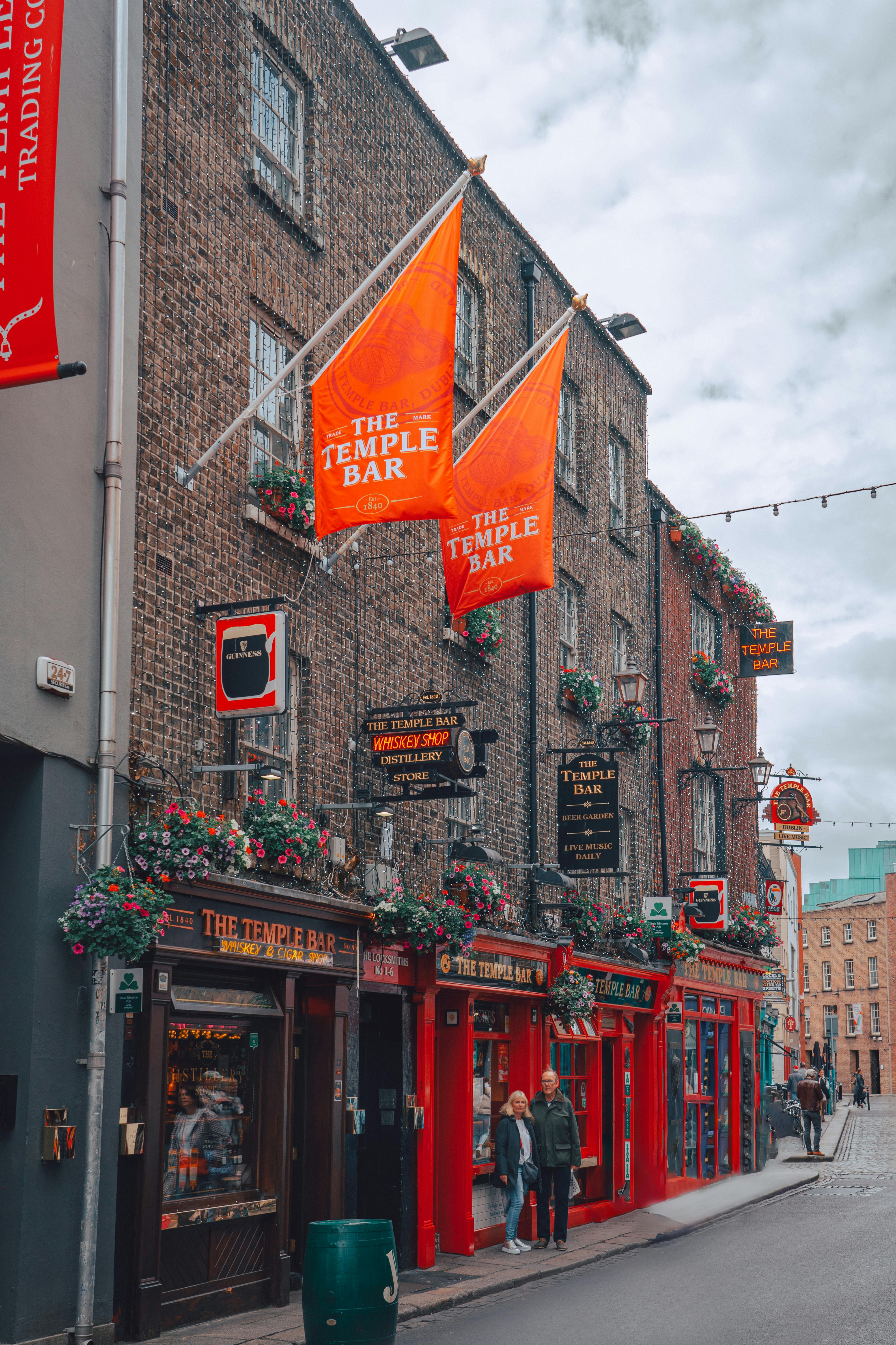 Tables and Chairs Outside An Irish Pub · Free Stock Photo