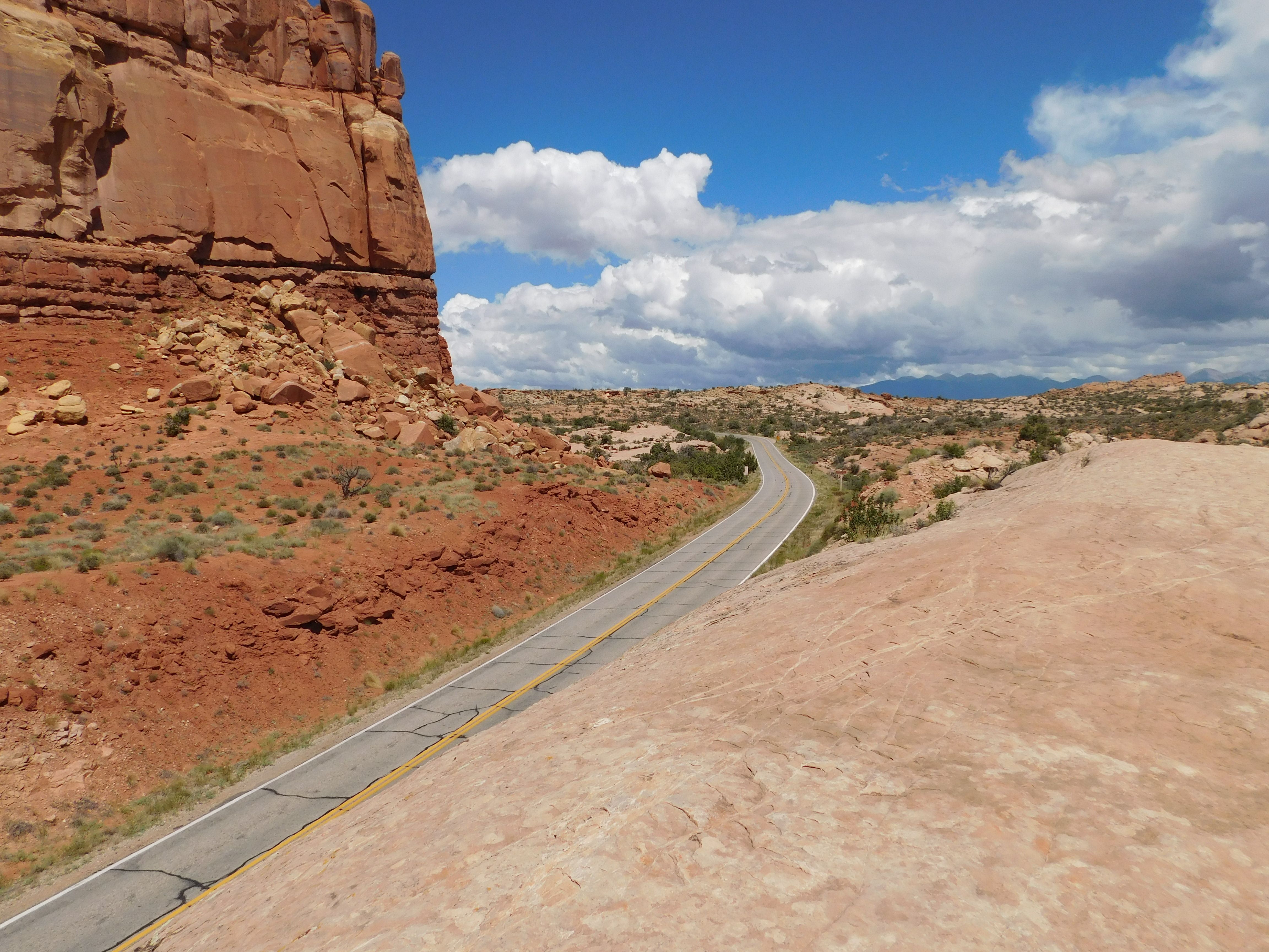 Rock Formation by Road · Free Stock Photo