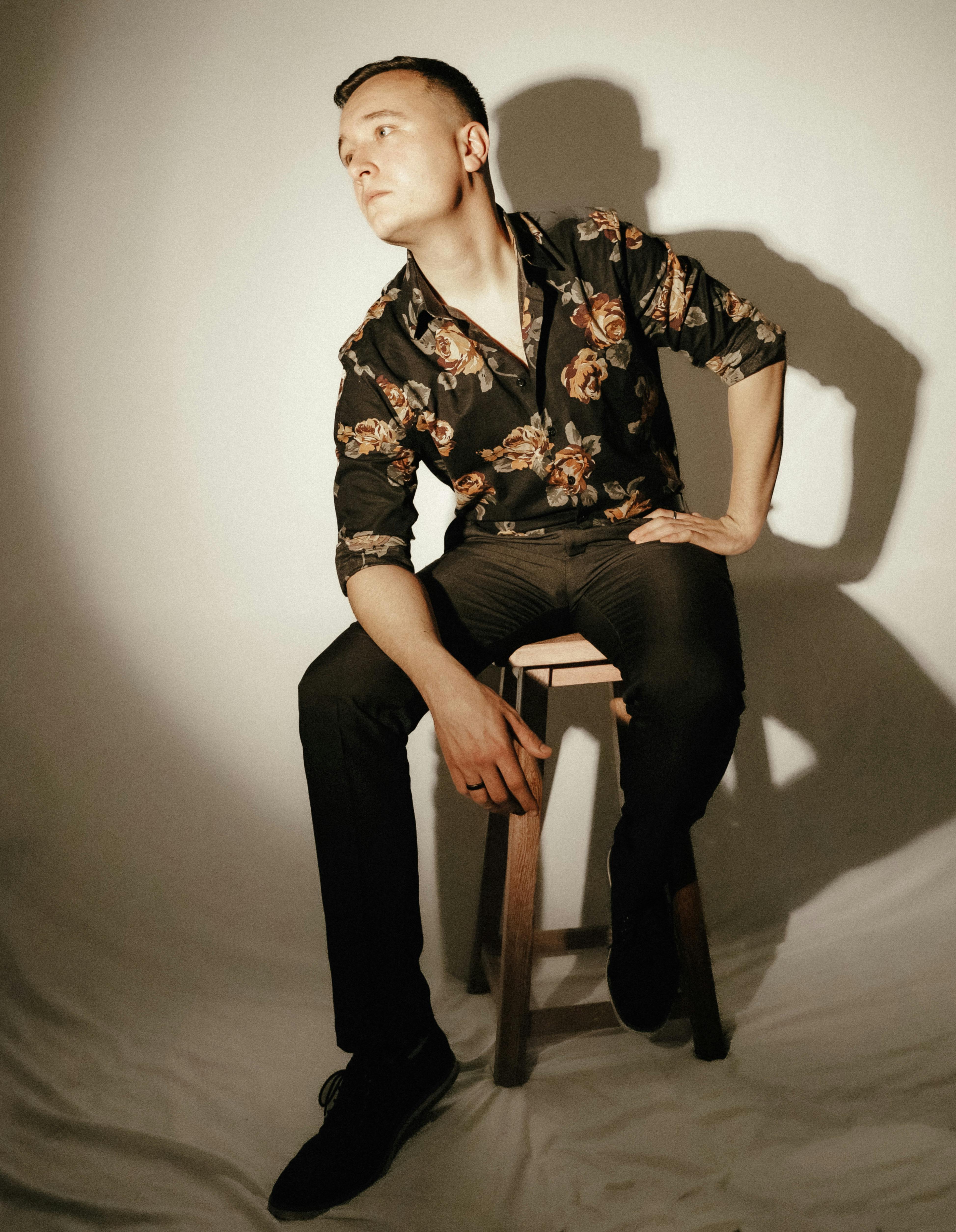 Man Posing in Shirt · Free Stock Photo