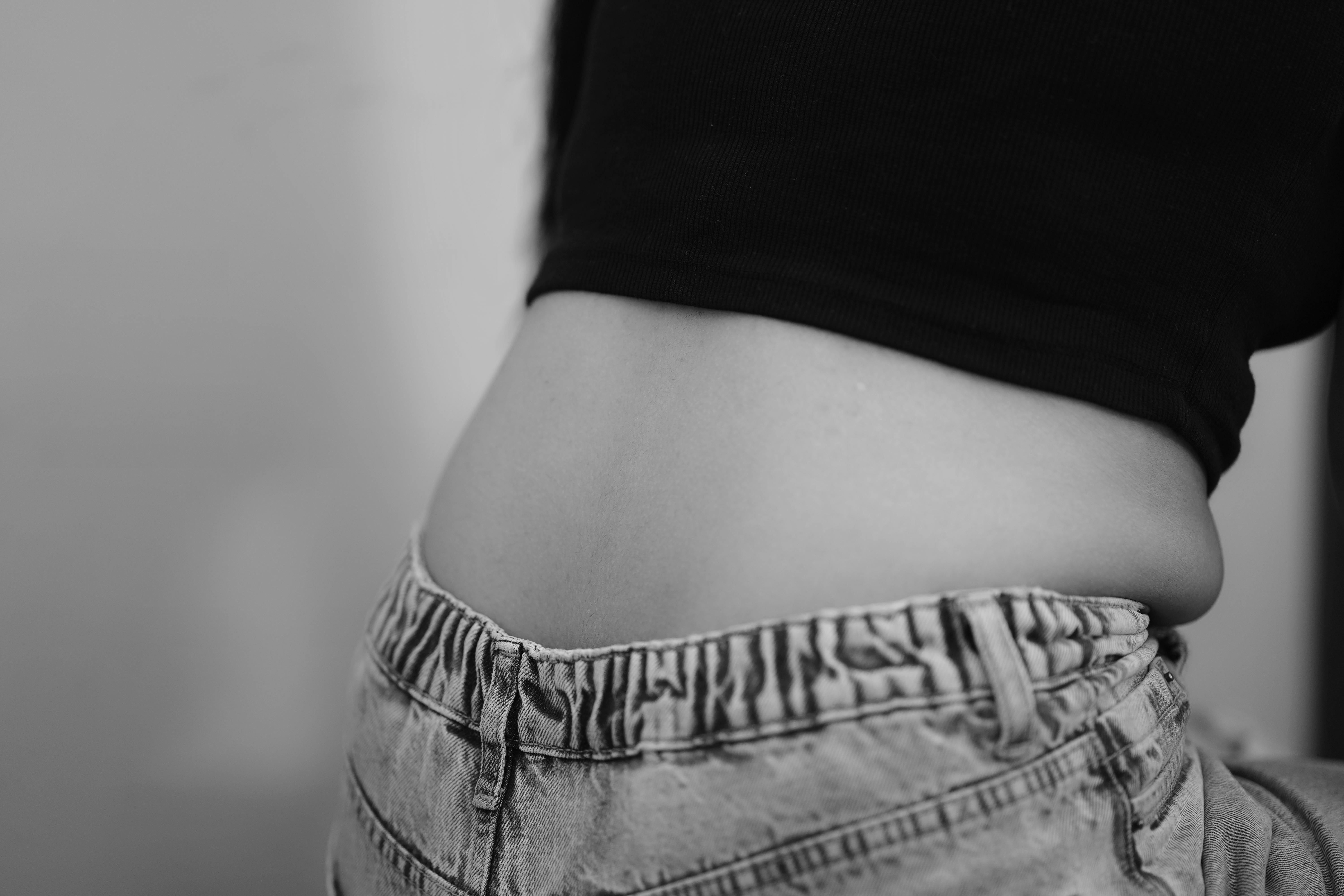 Close-up of a Female Lower Back · Free Stock Photo