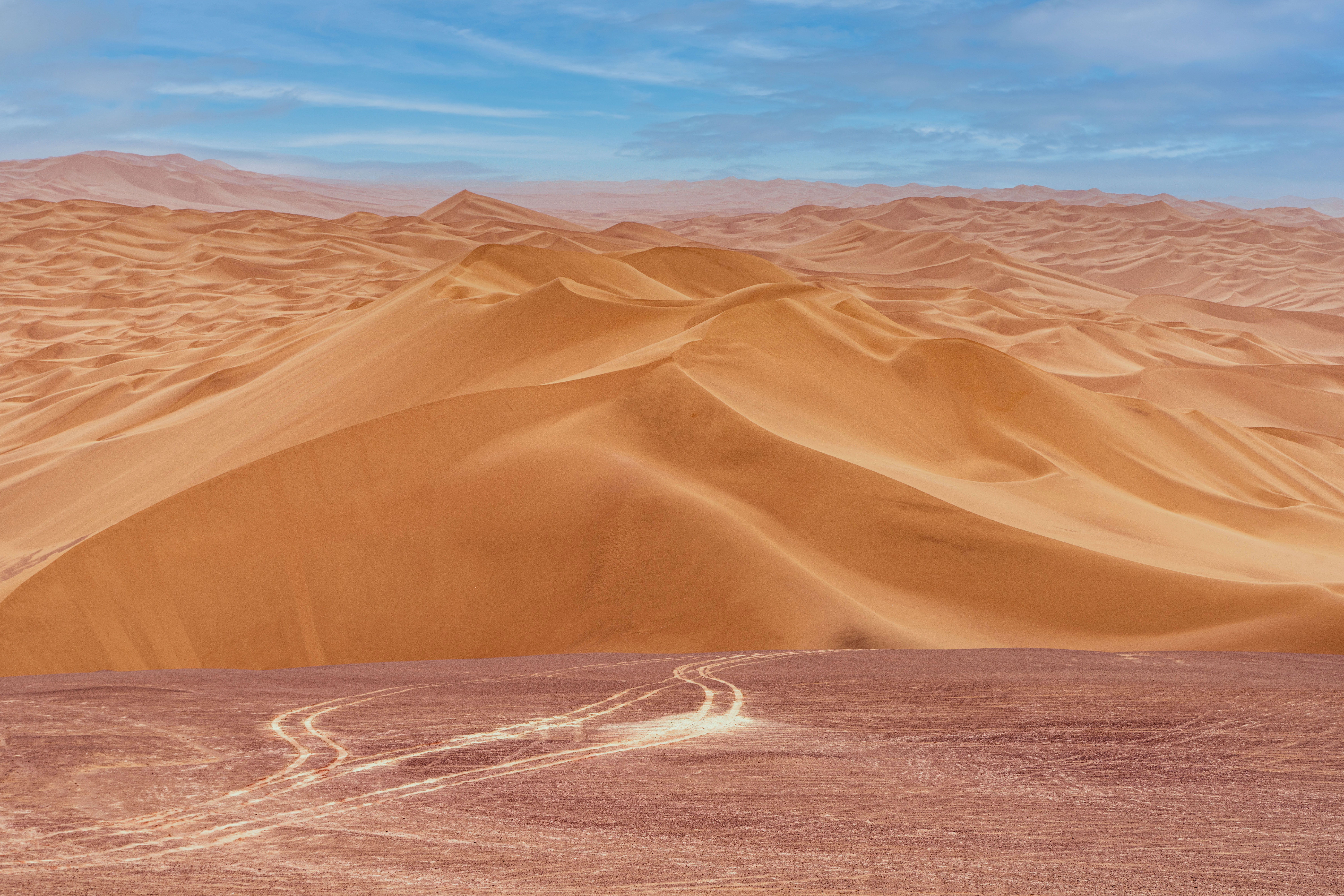 Scenic View of Desert Against Sky · Free Stock Photo