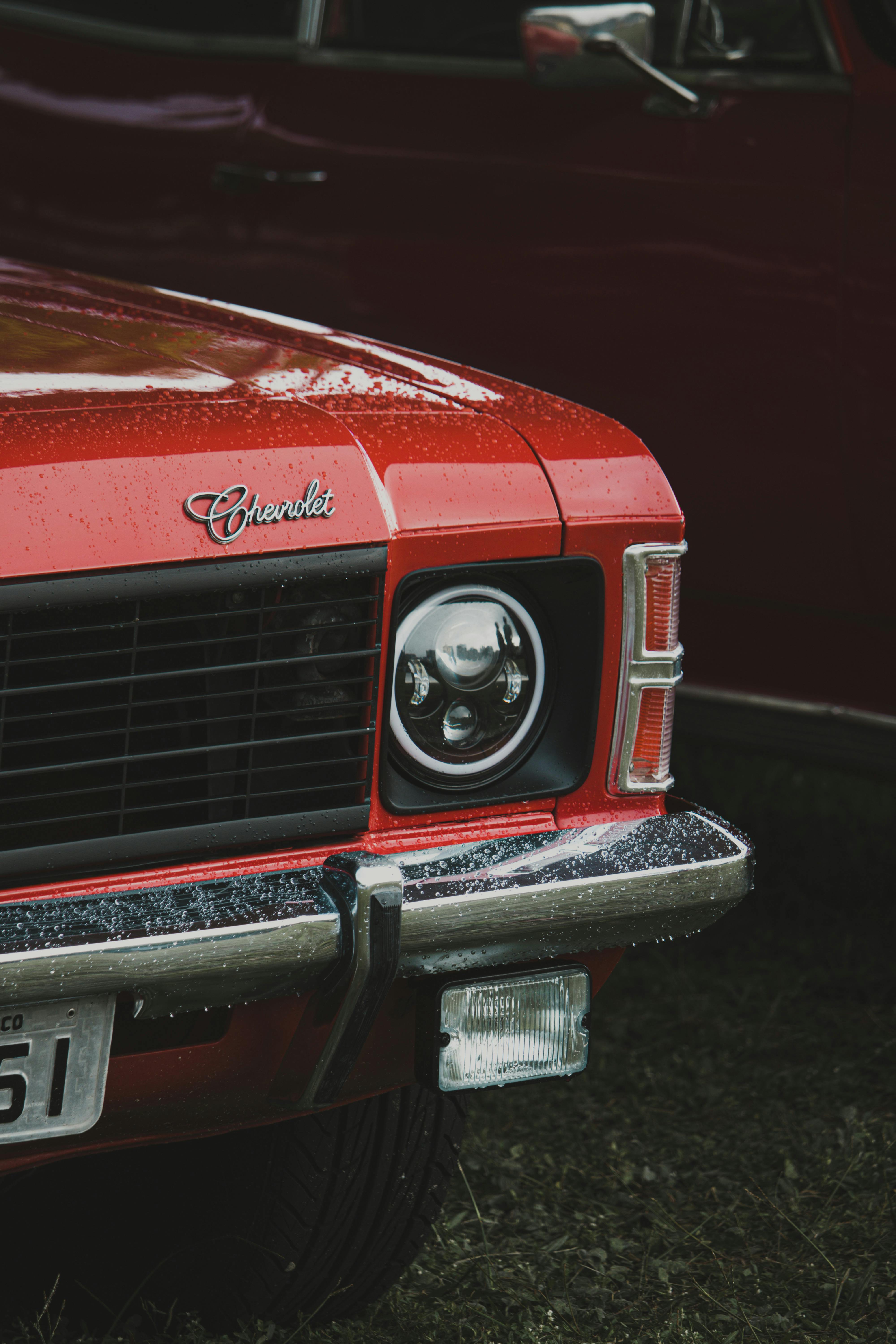 Classic Red Chevrolet · Free Stock Photo