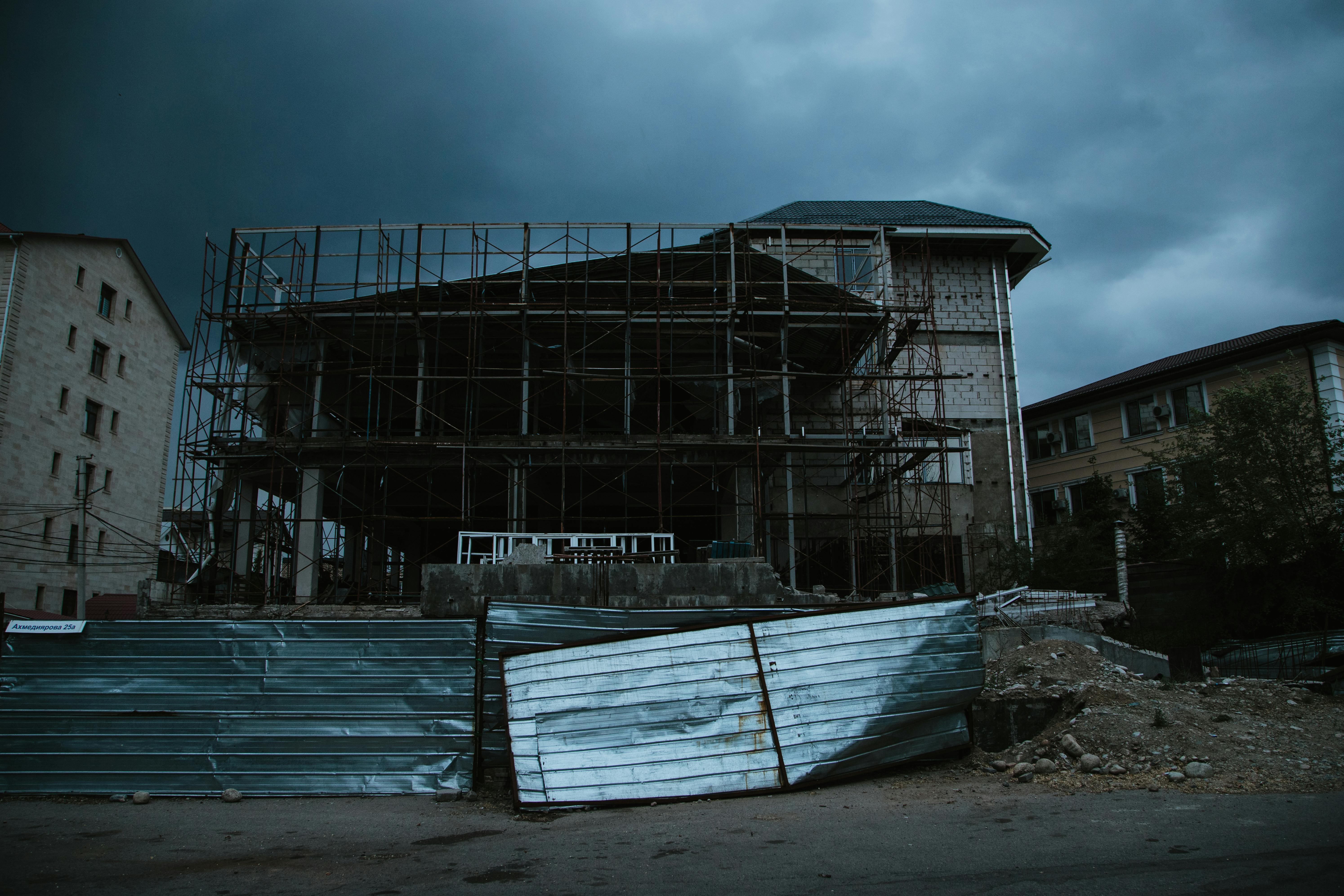 Construction in Town · Free Stock Photo