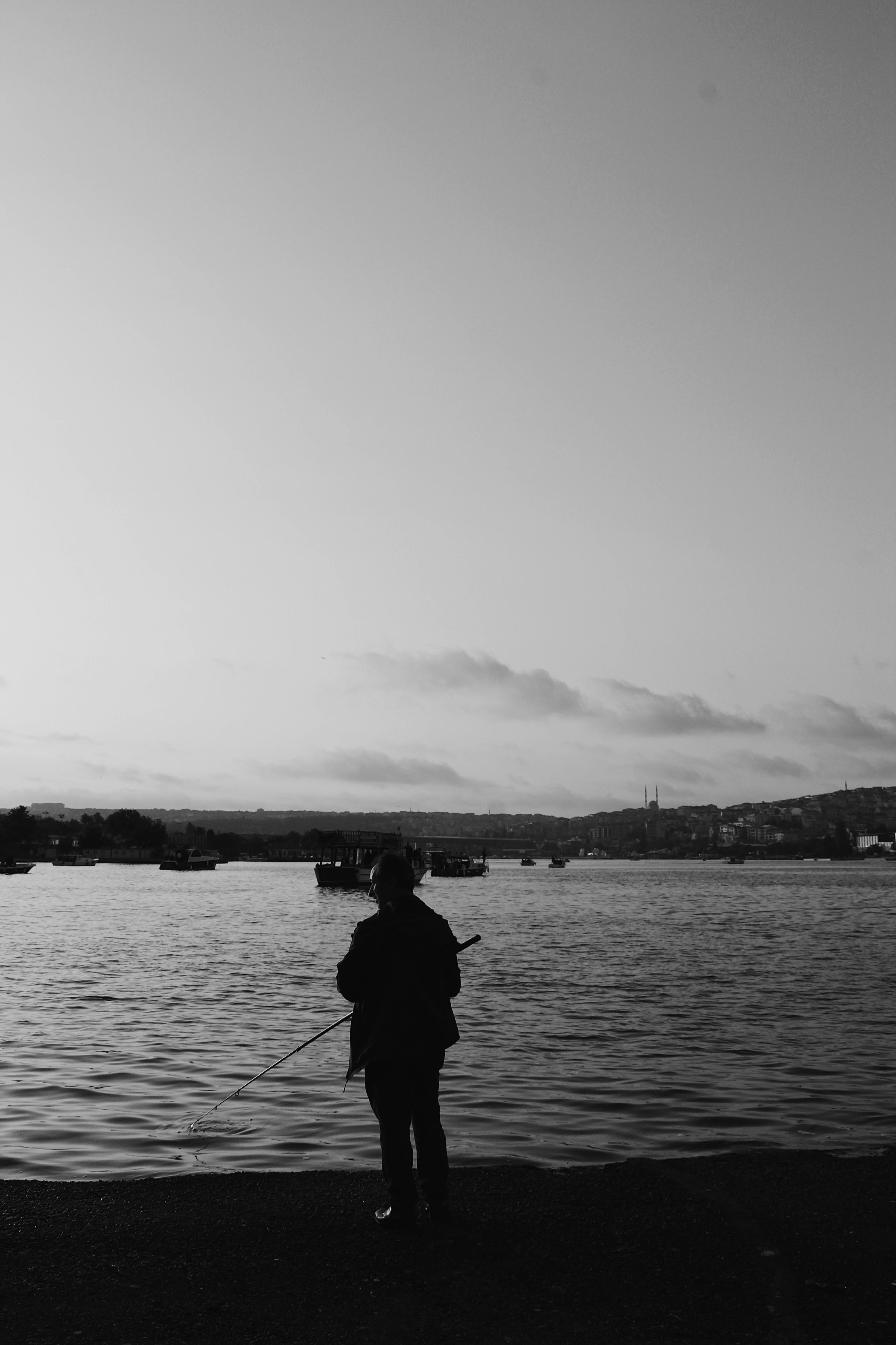 Man Standing with Head Leaned Back · Free Stock Photo