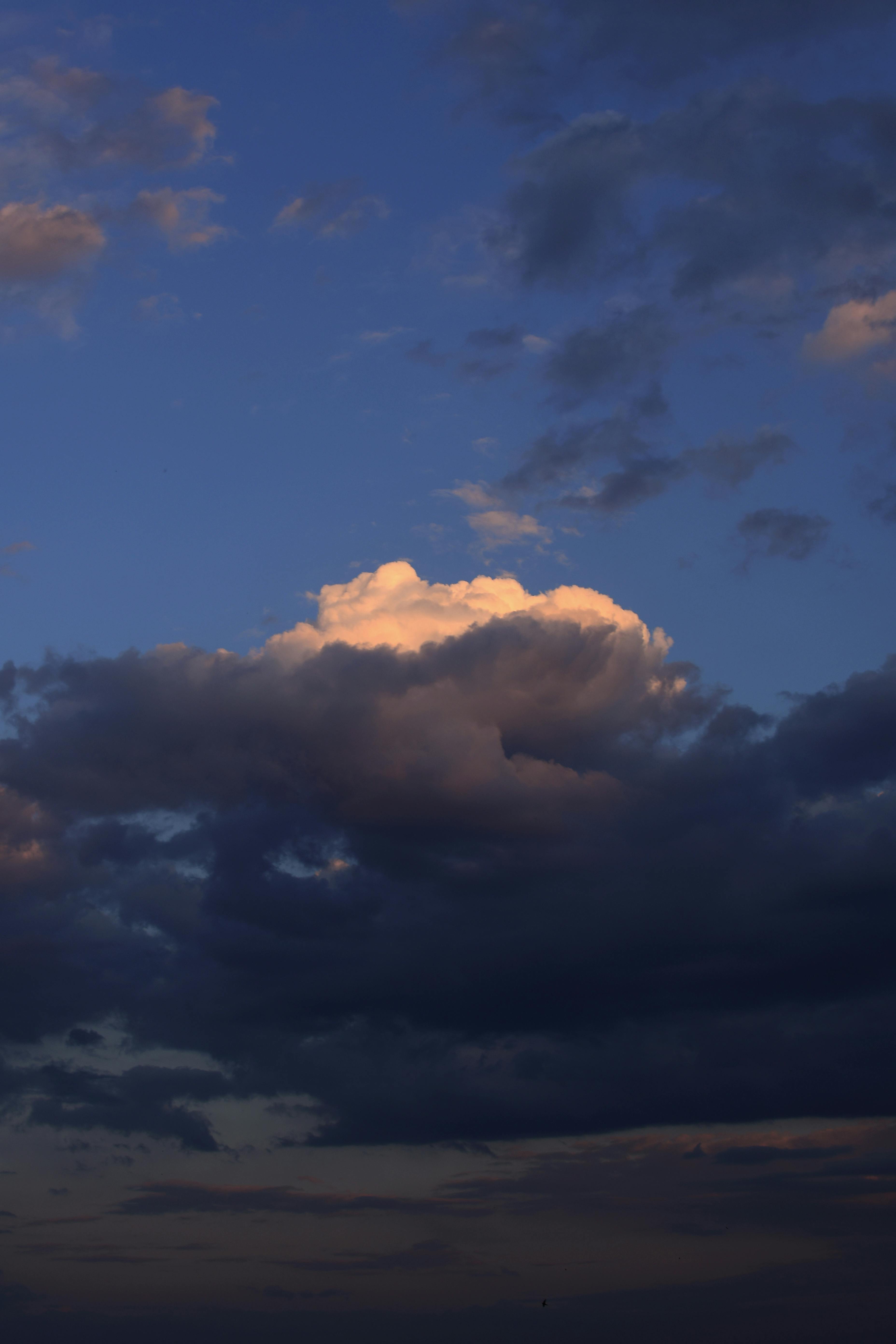 Rain Cloud on Blue Sky · Free Stock Photo