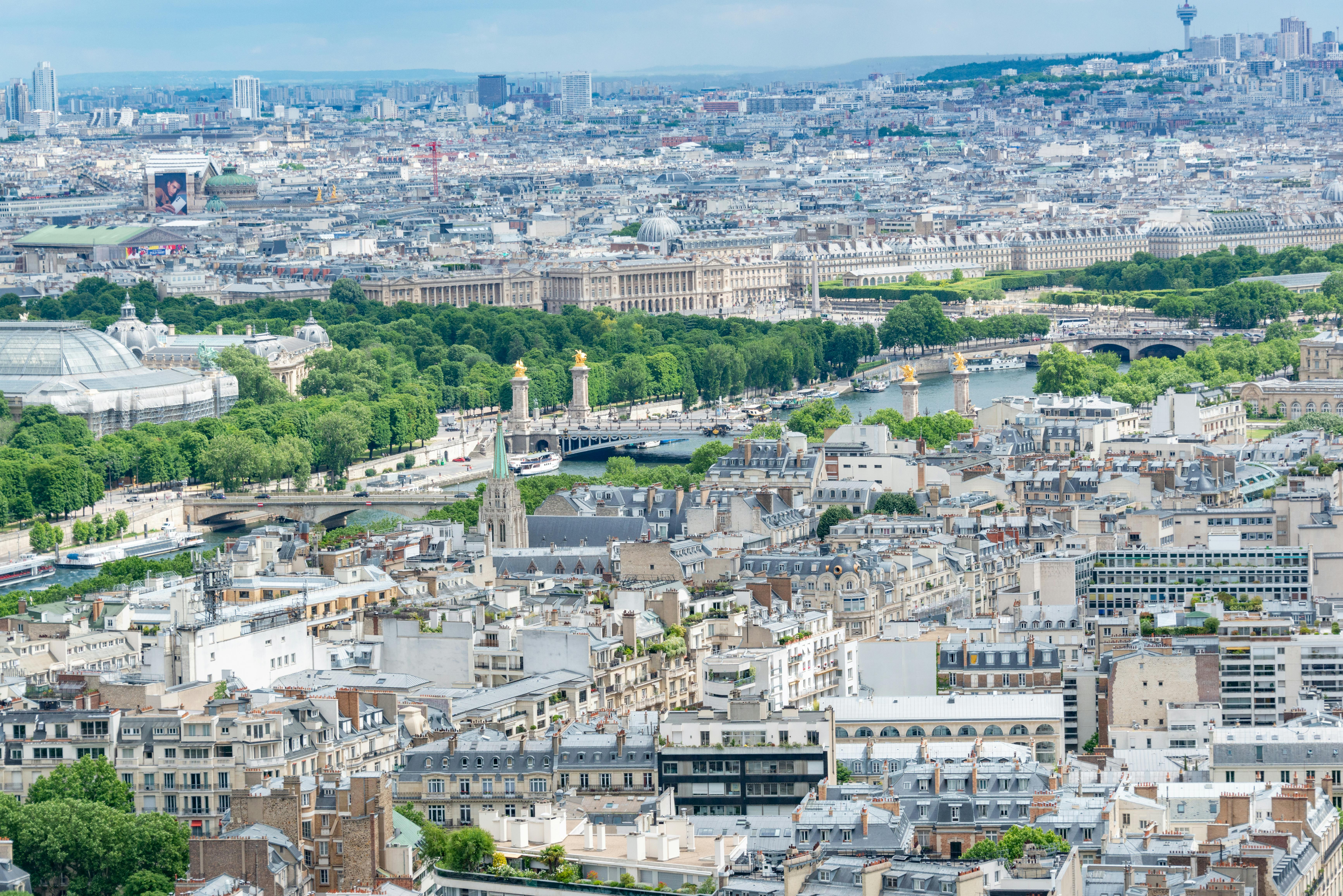 Panoramic View Of City Of Paris · Free Stock Photo