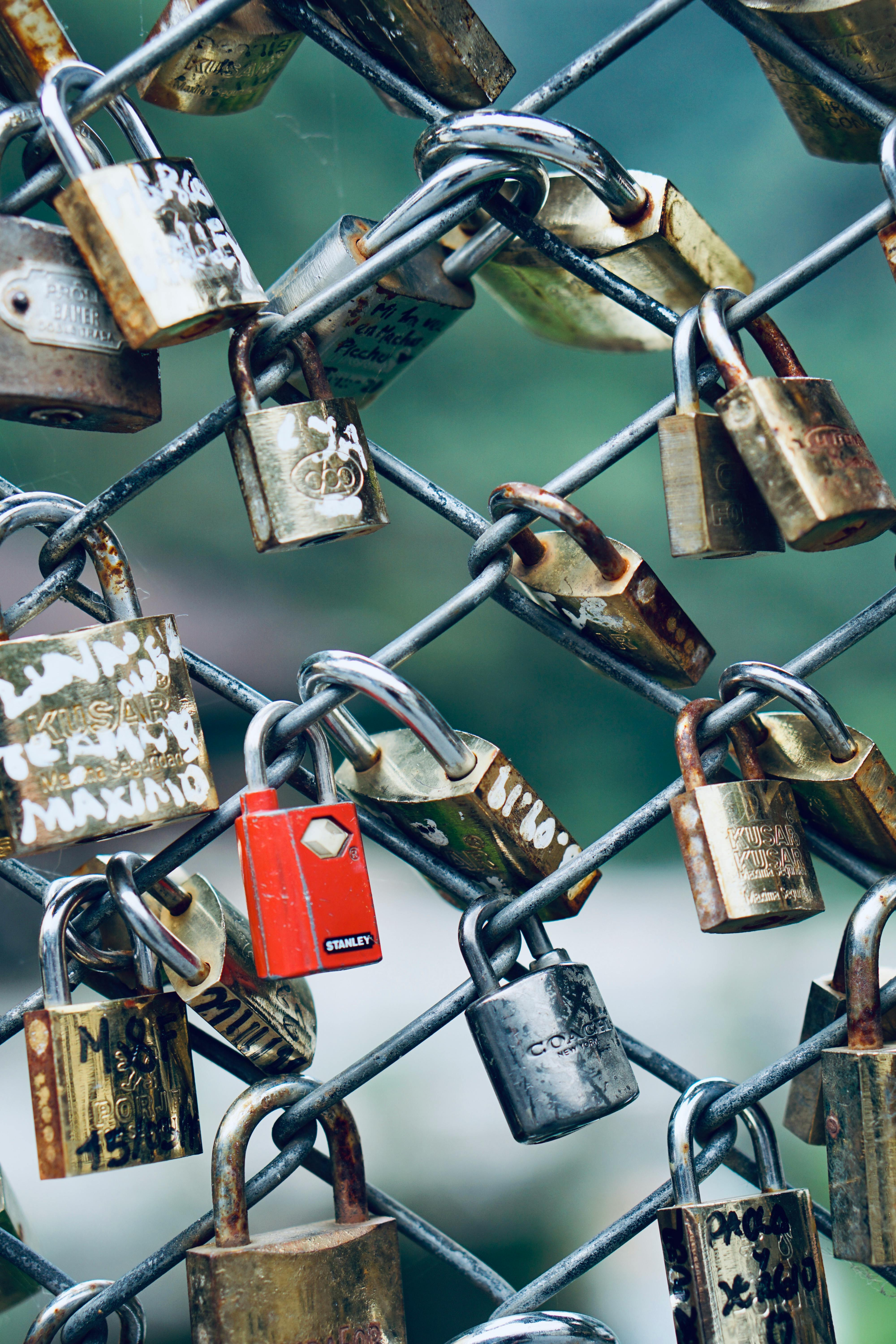 Lockbridge in Shallow Focus Lens · Free Stock Photo