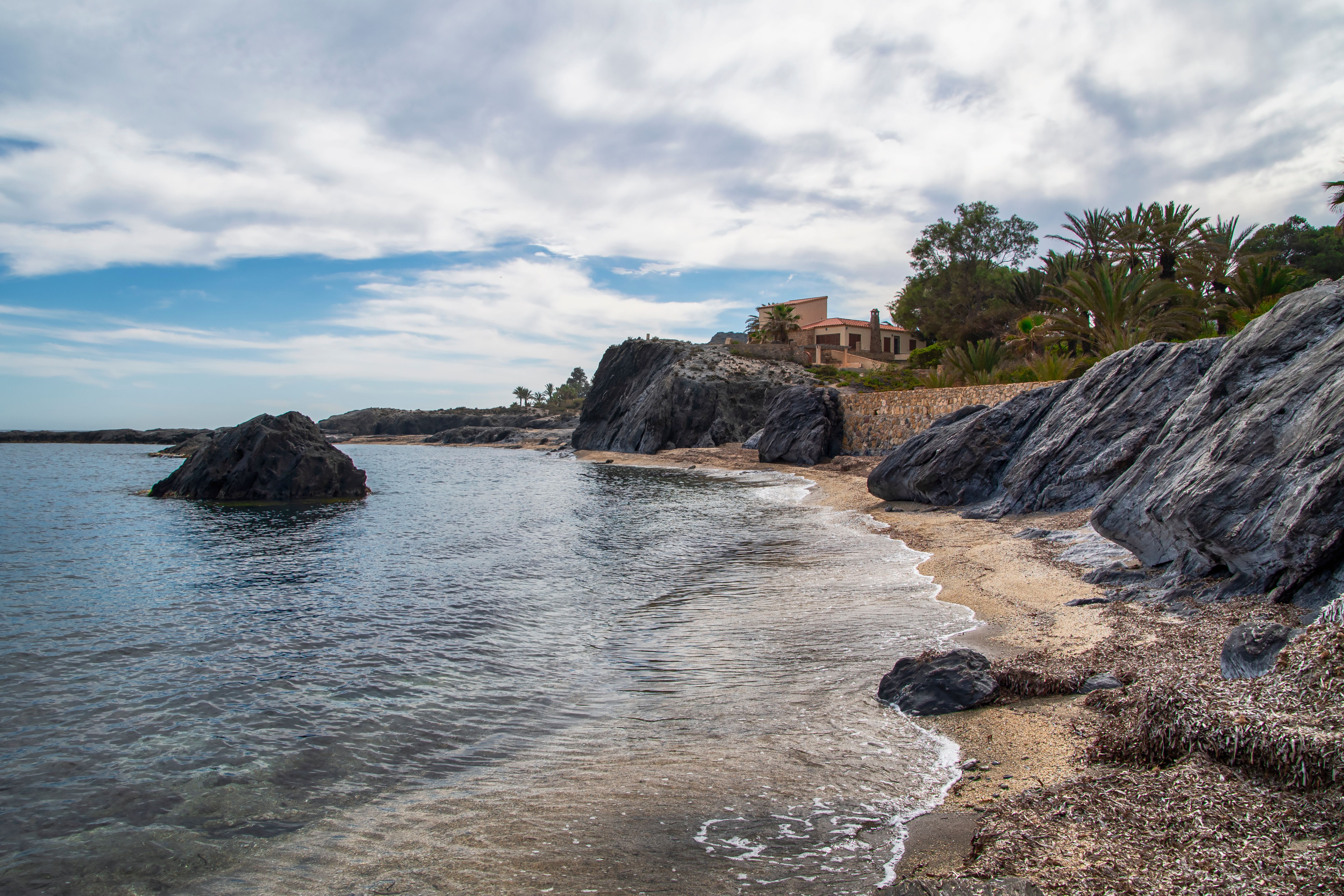 Overcast over Sea Coast · Free Stock Photo