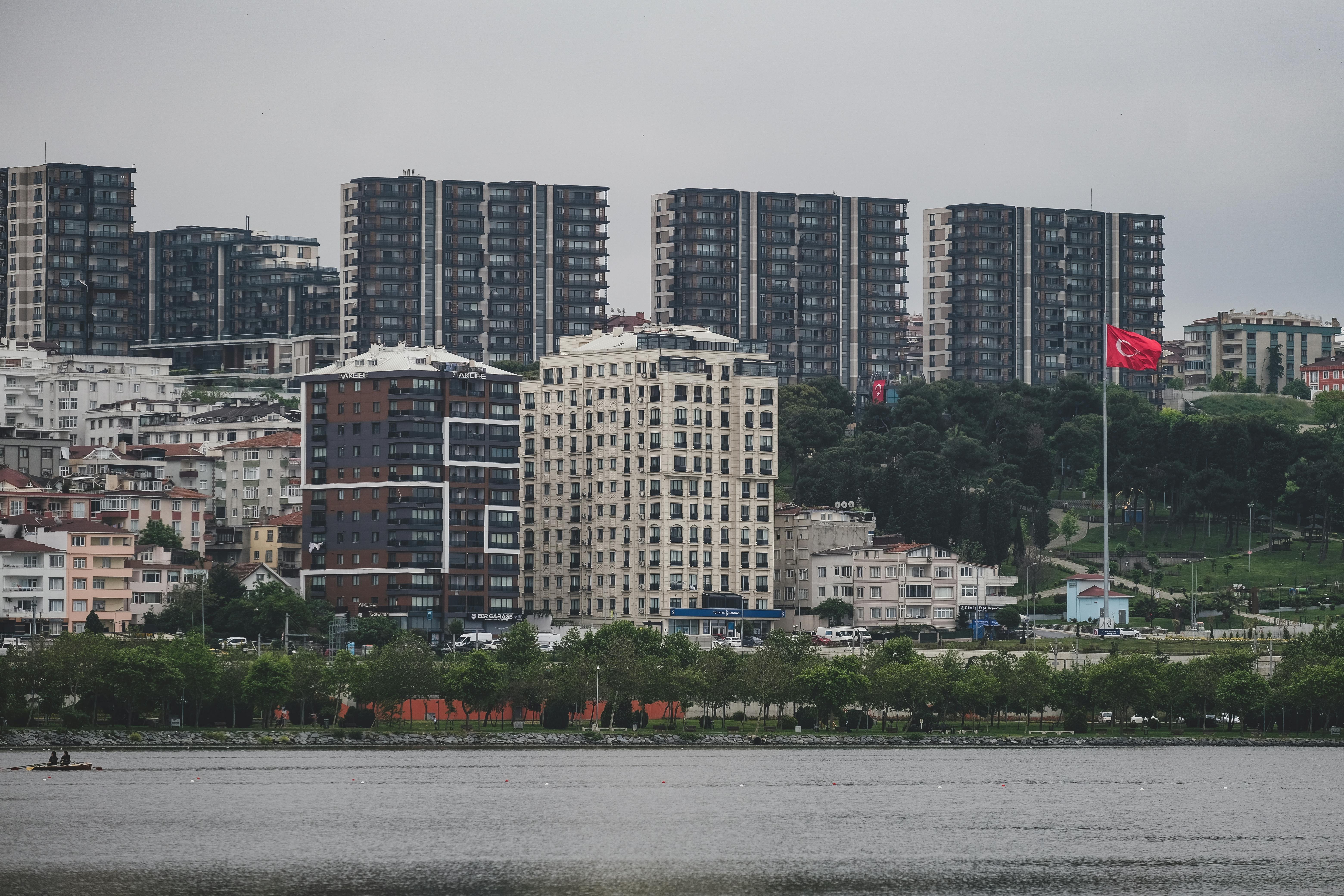 Apartment Buildings by the River · Free Stock Photo