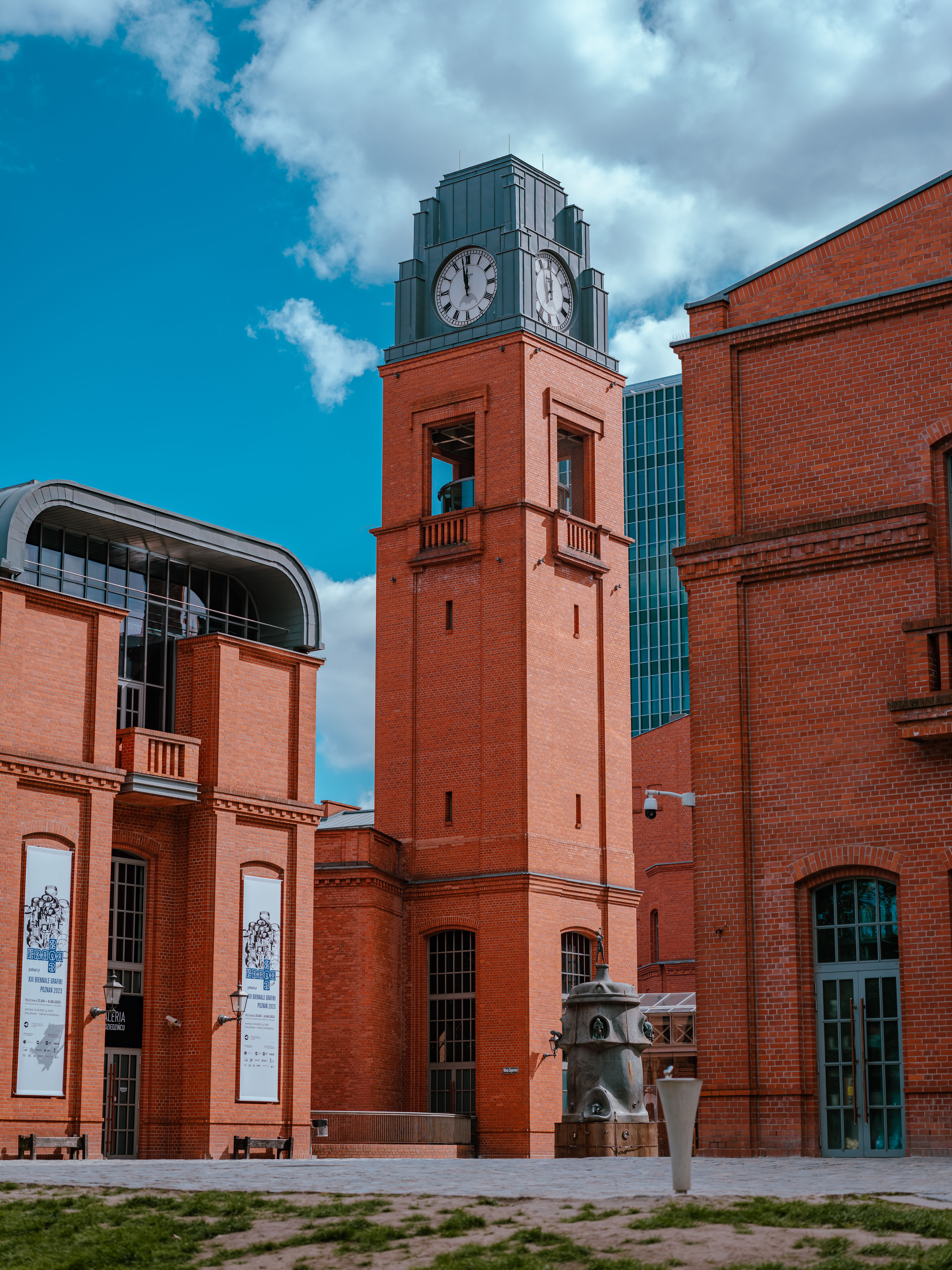 Clock Tower in Stary Browar Shopping Mall in Poznan · Free Stock Photo