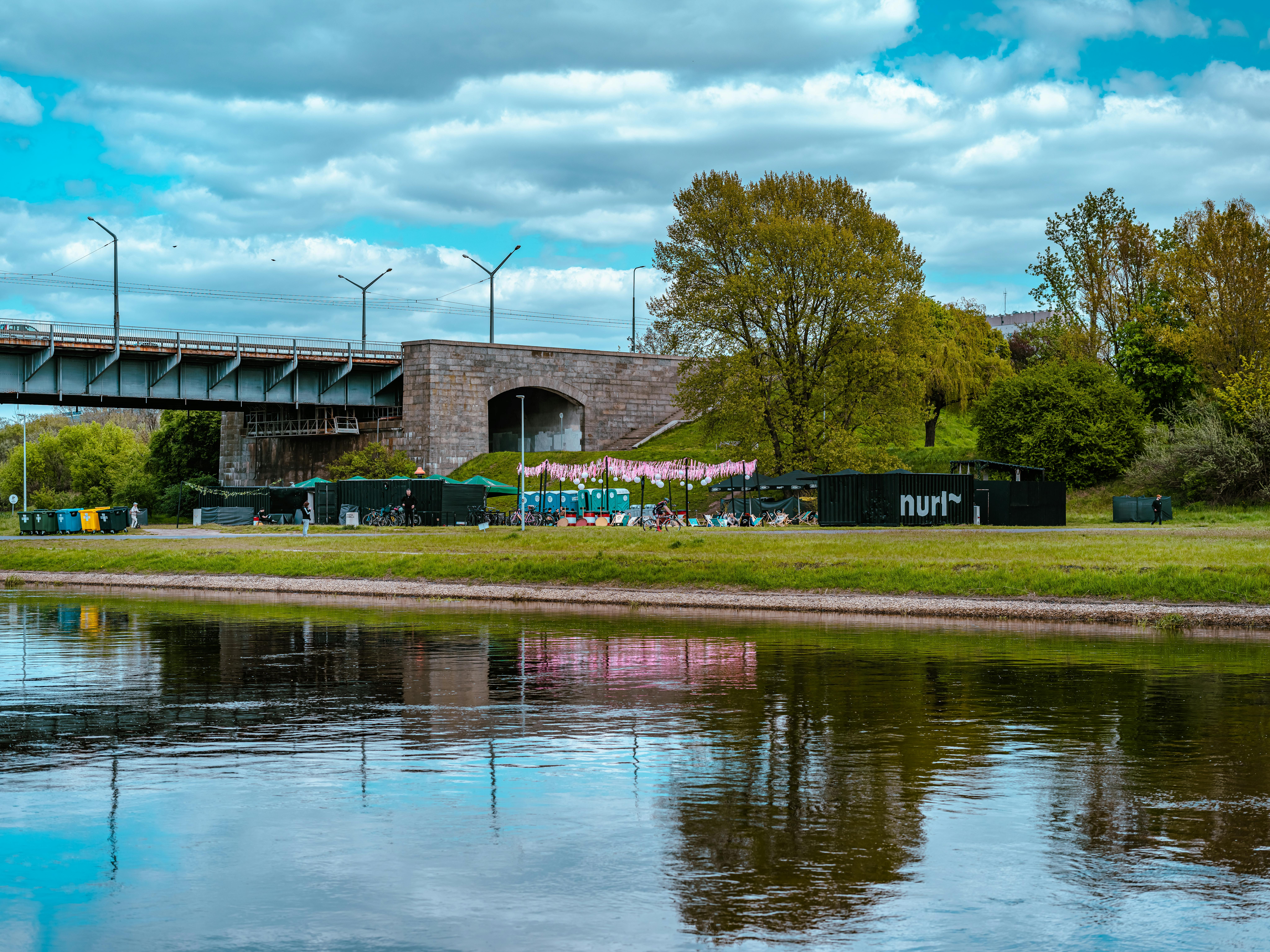 A Bar by the River in City · Free Stock Photo