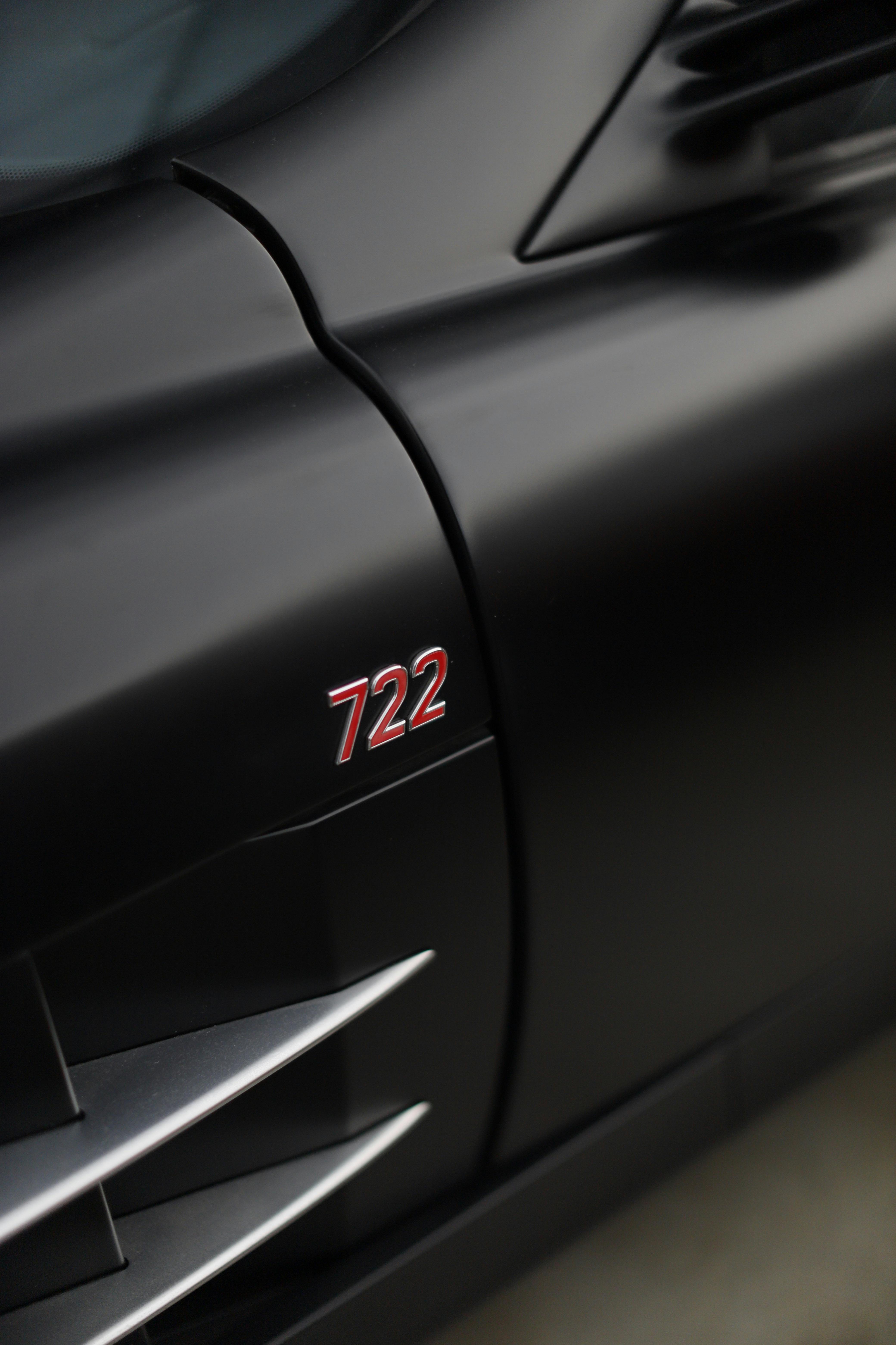 722 Number on Black, Sports Car · Free Stock Photo