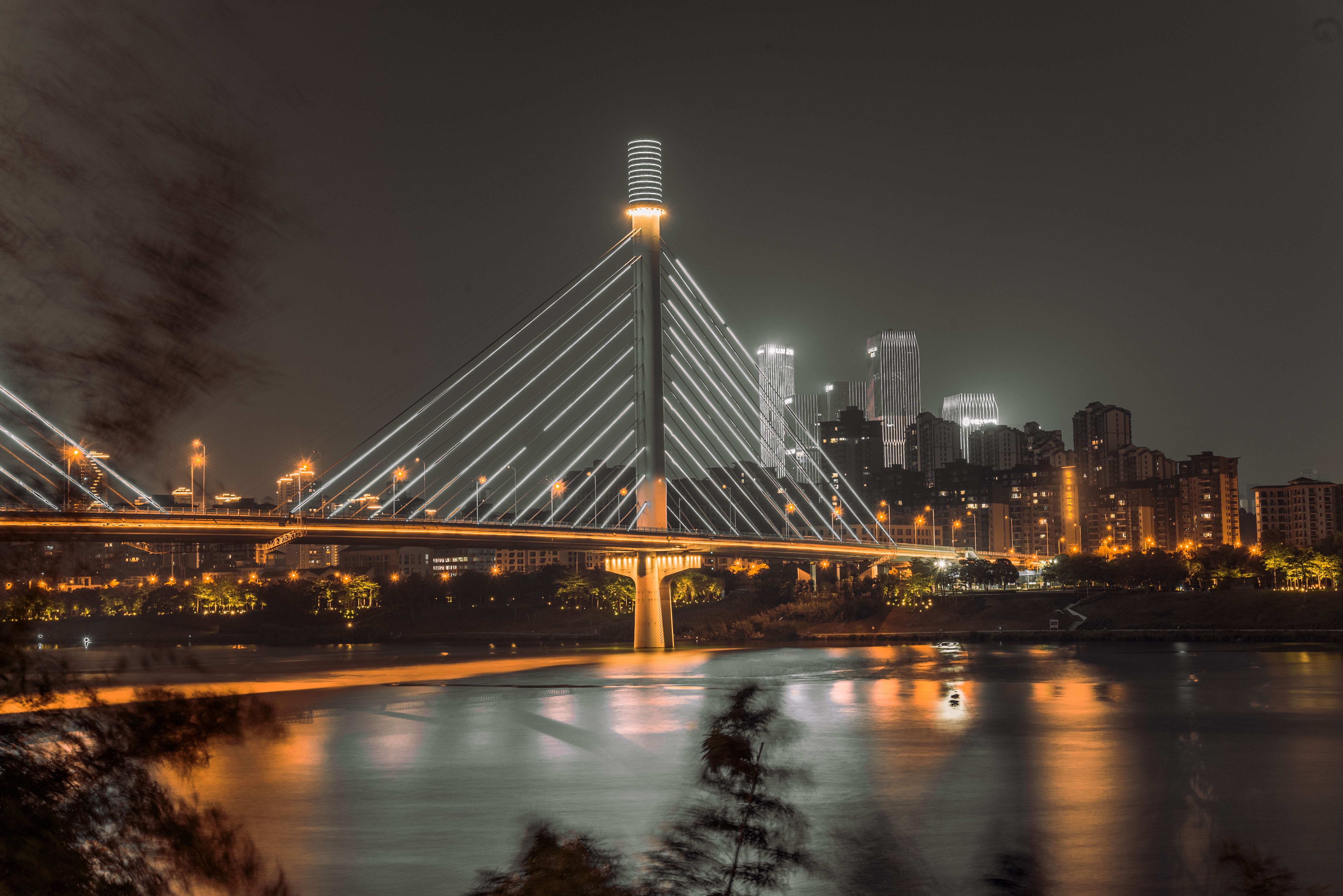 Cinematic China Africa Bridge Night Photos, Download The BEST Free ...