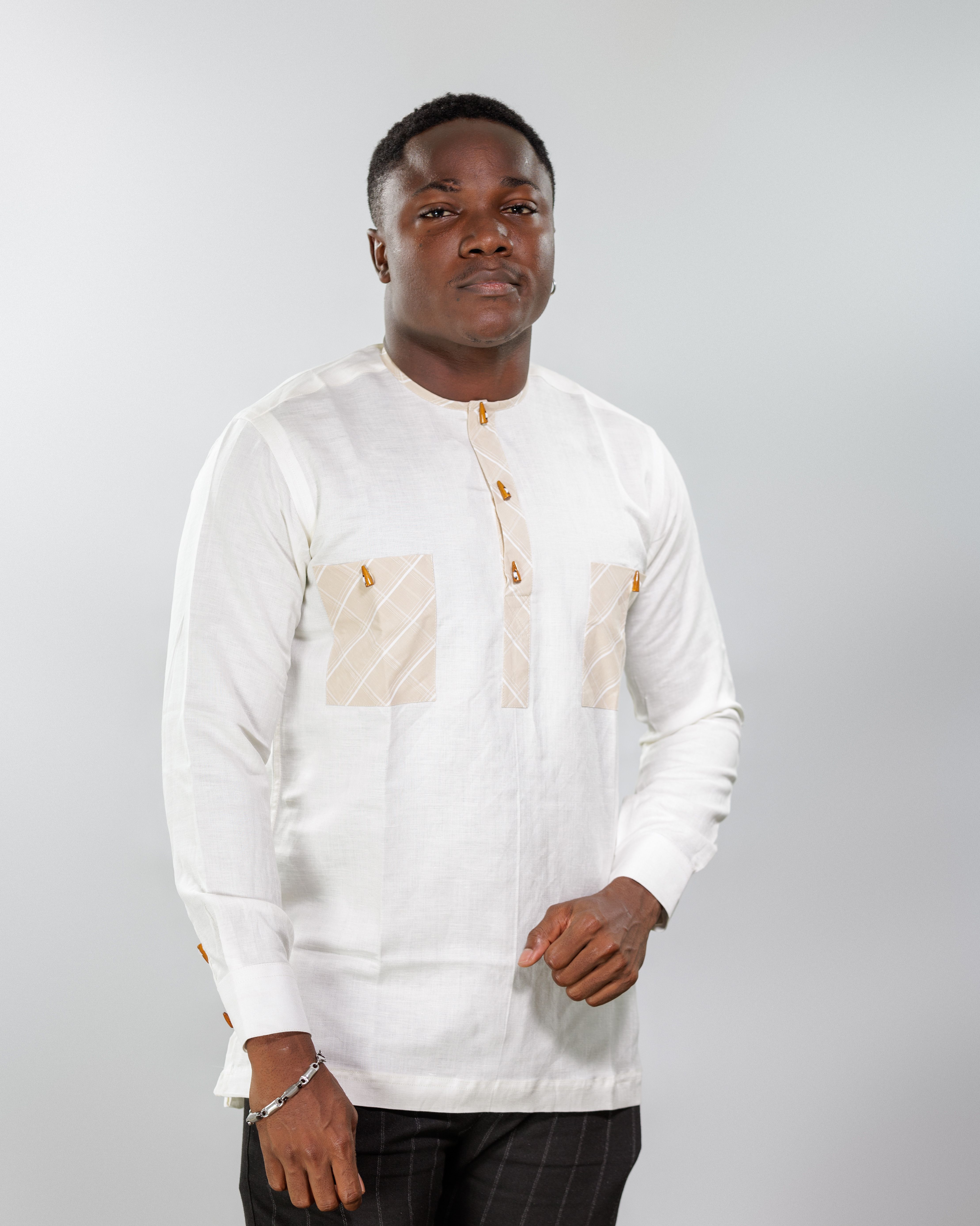 Portrait of Man in White Clothes · Free Stock Photo