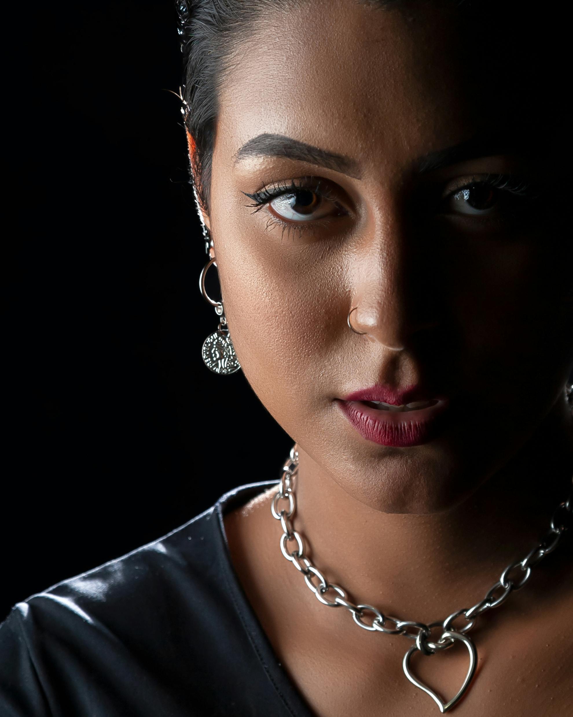 Necklaces on Woman Neck · Free Stock Photo