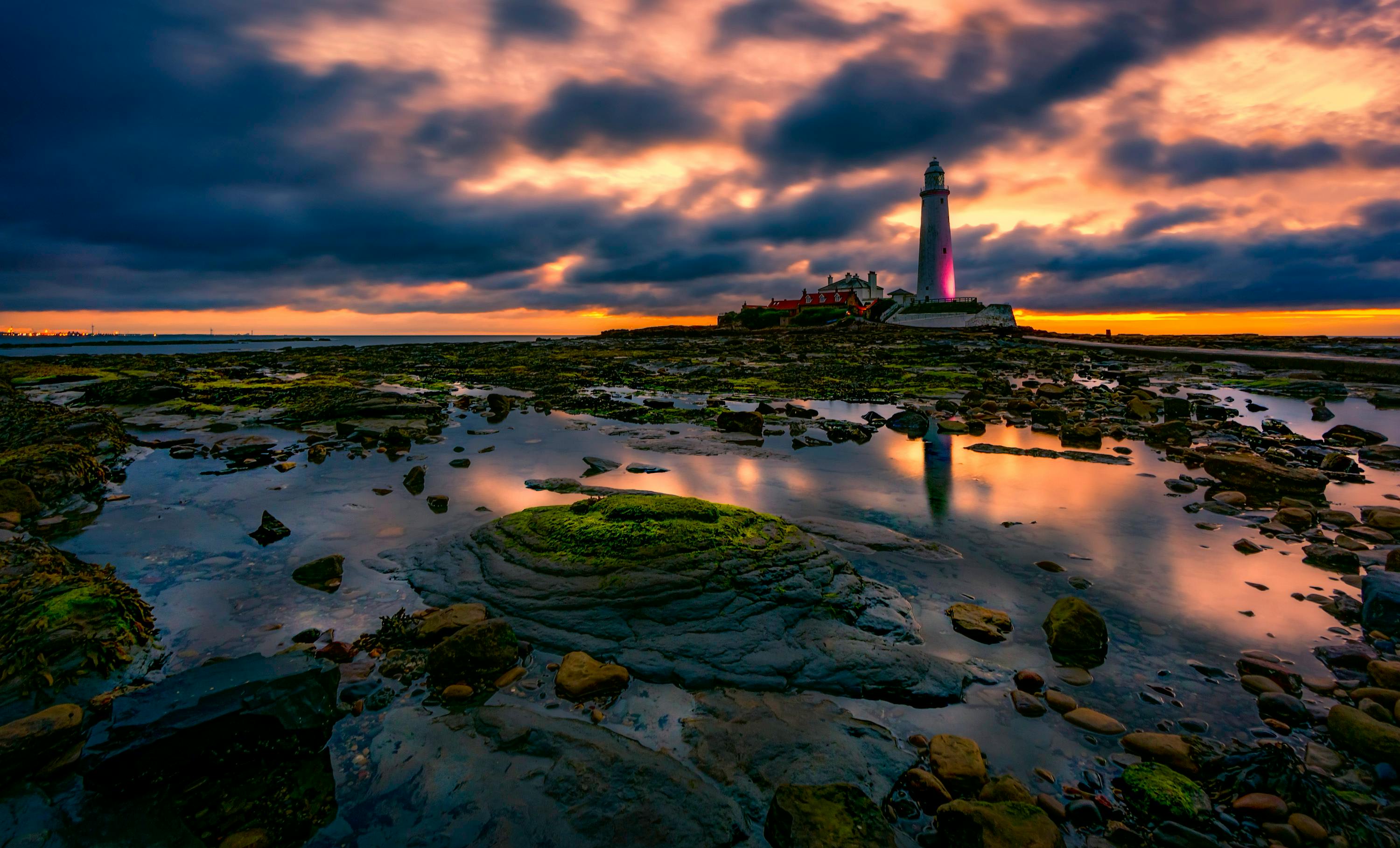 Lighthouse During Sunset · Free Stock Photo