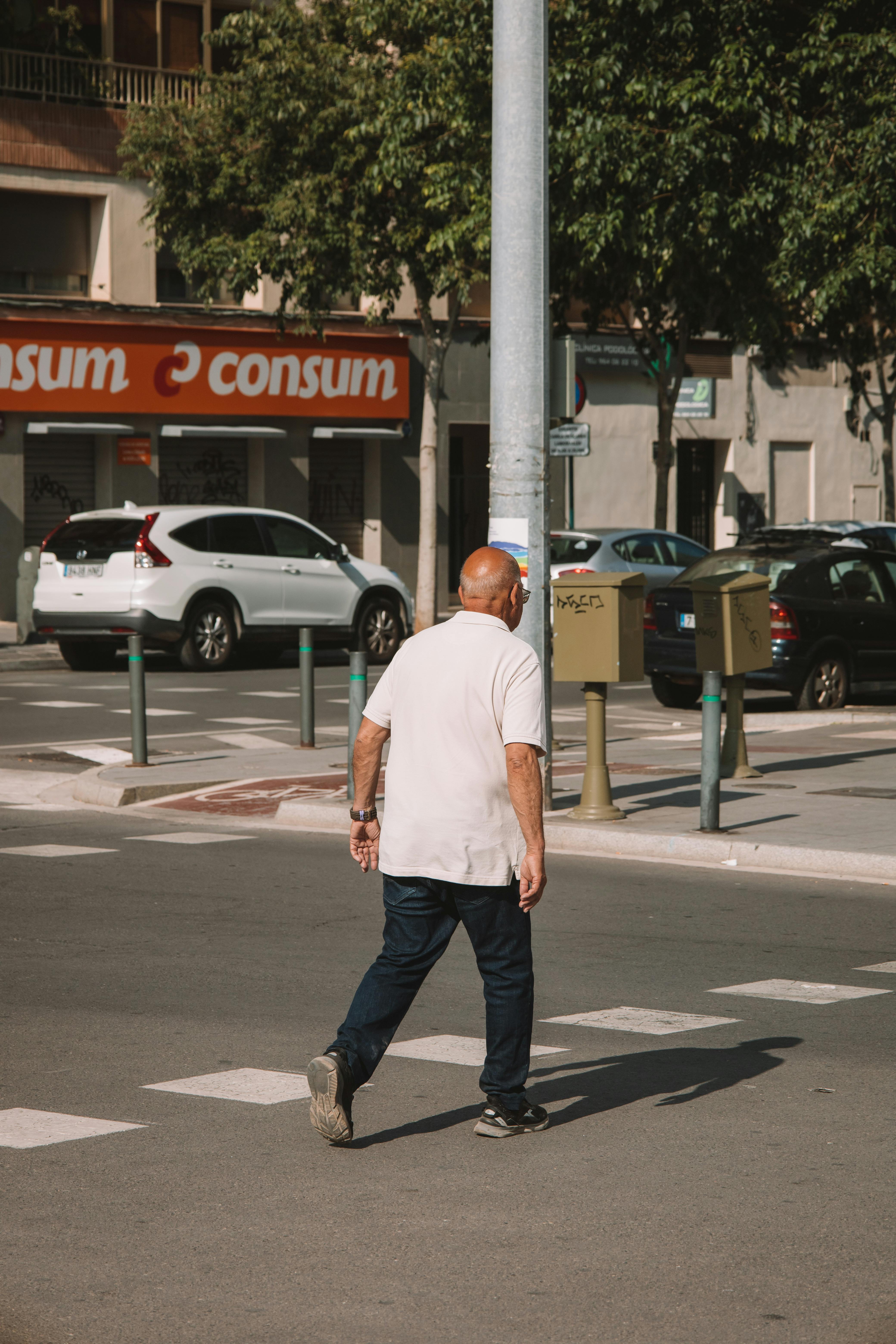 Man Crossing Street · Free Stock Photo