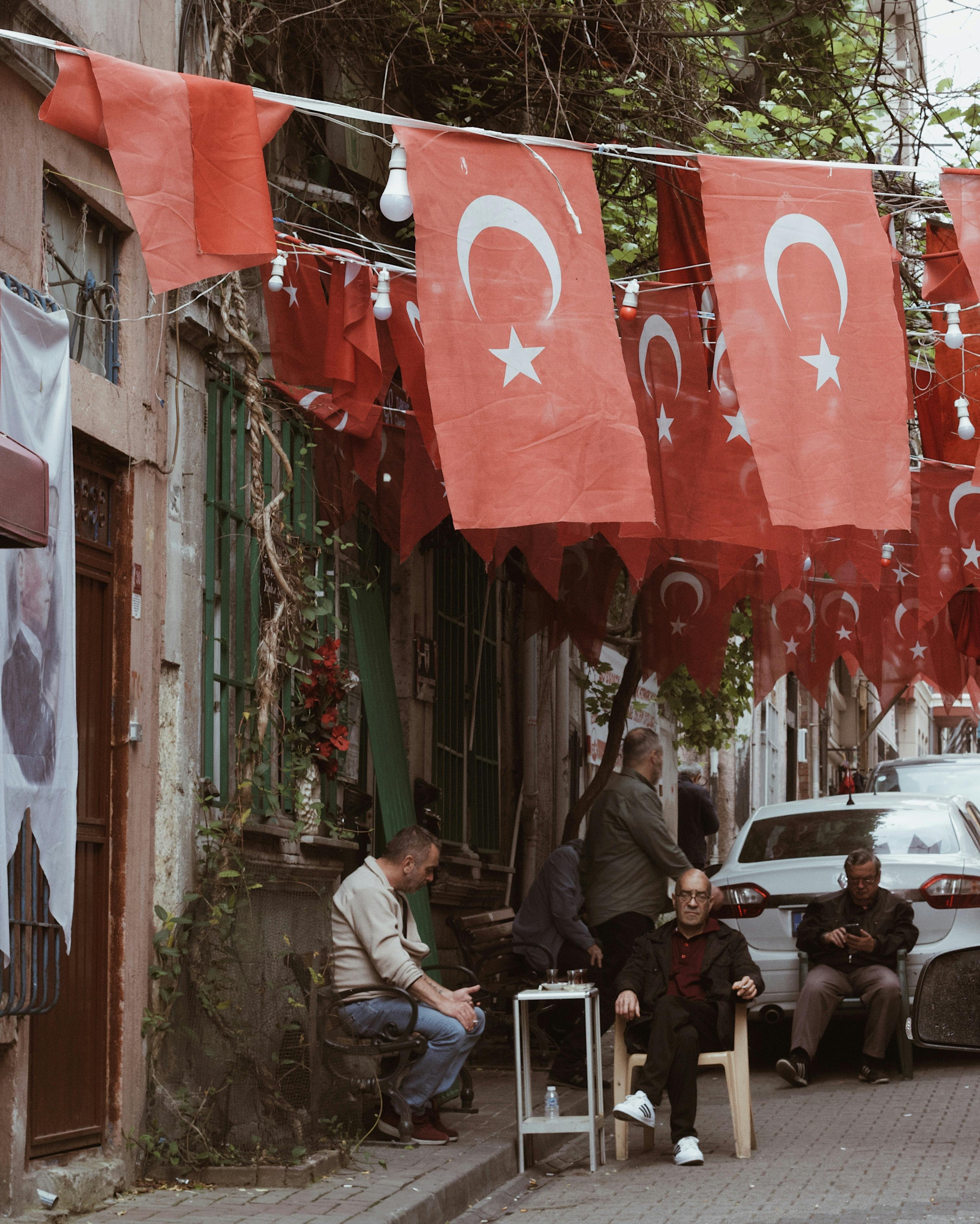 Man Holding Turkish Flag · Free Stock Photo