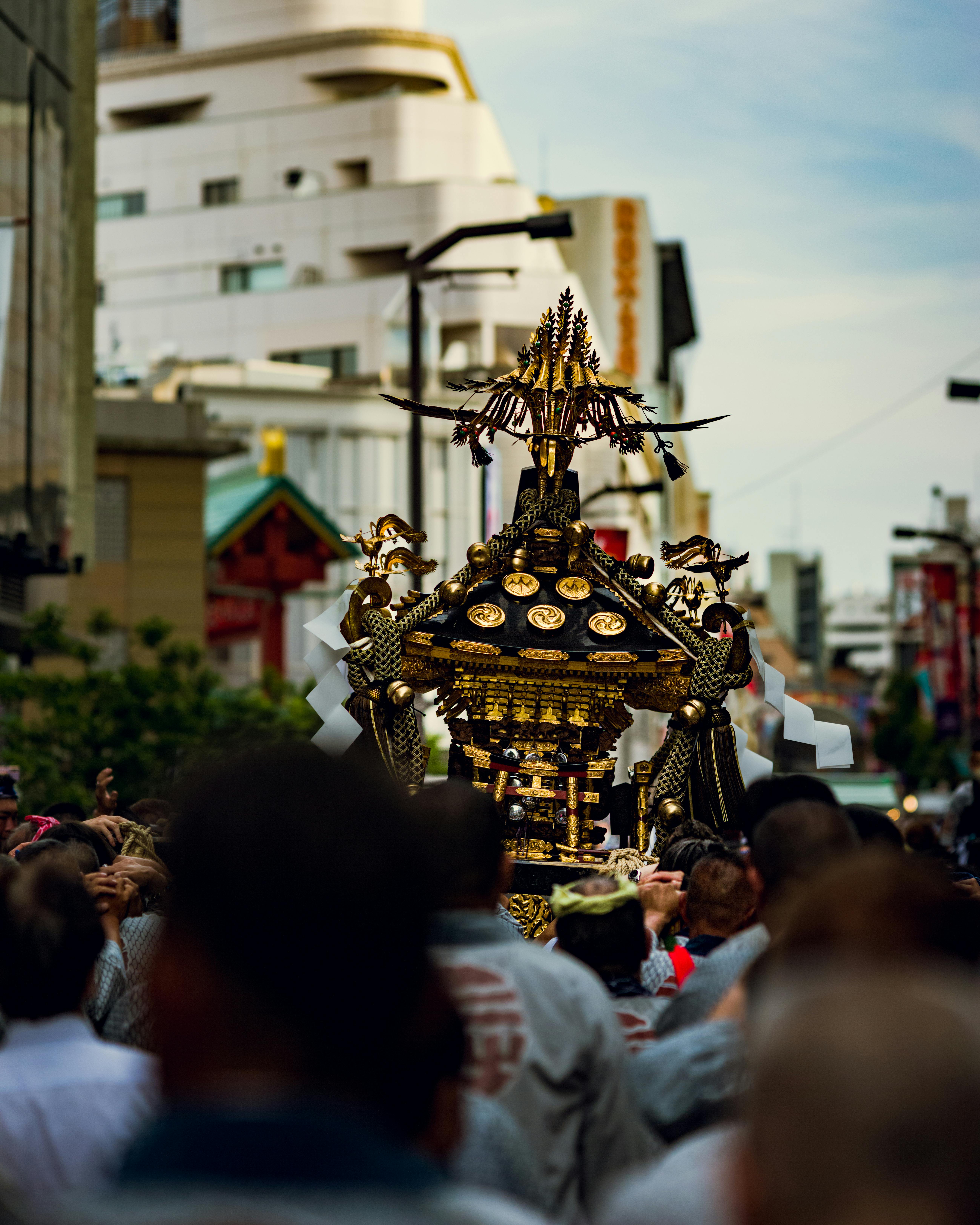 A Crowd during a Religious Procession on the Street · Free Stock Photo