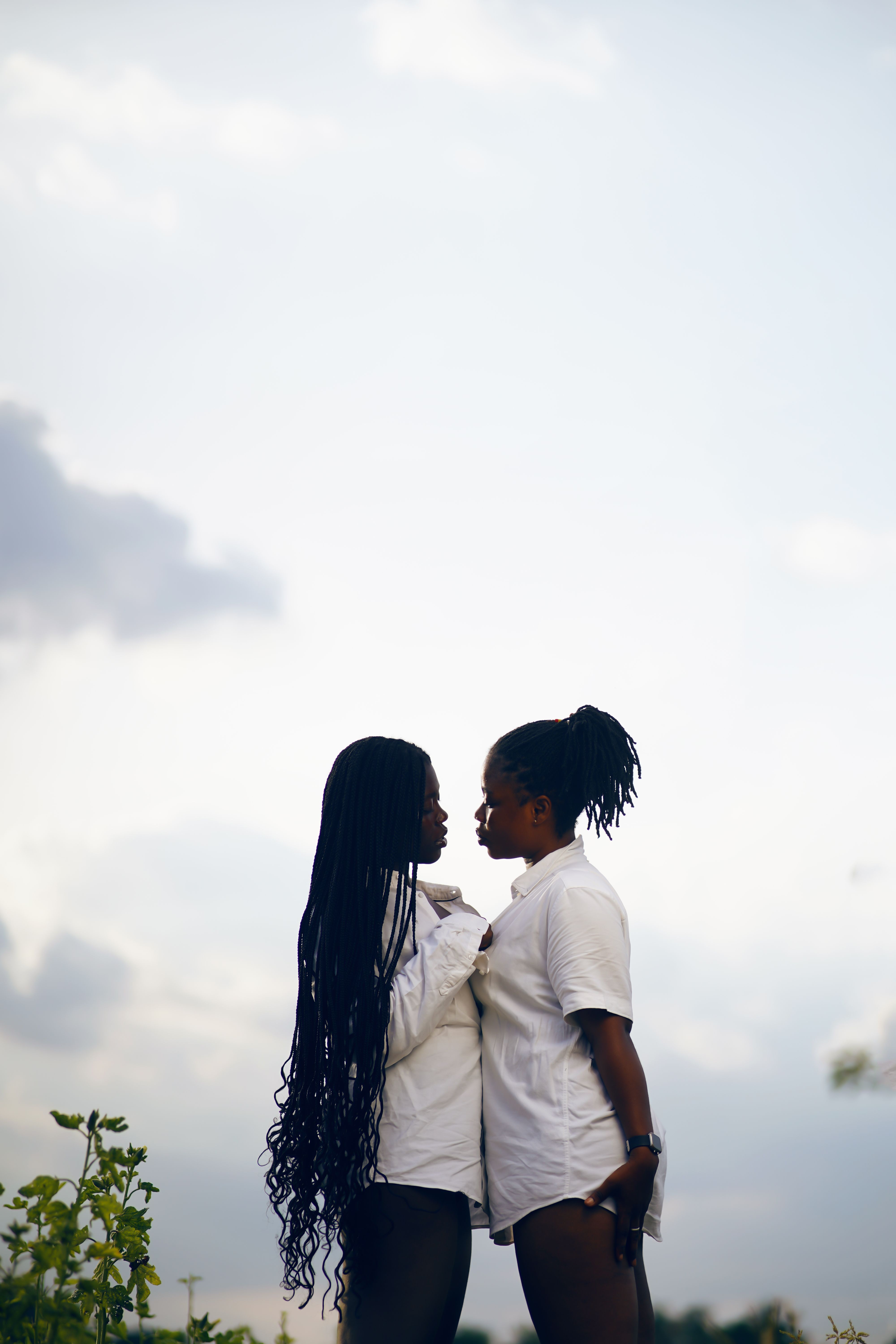 Women Couple in a Park During Sunset · Free Stock Photo