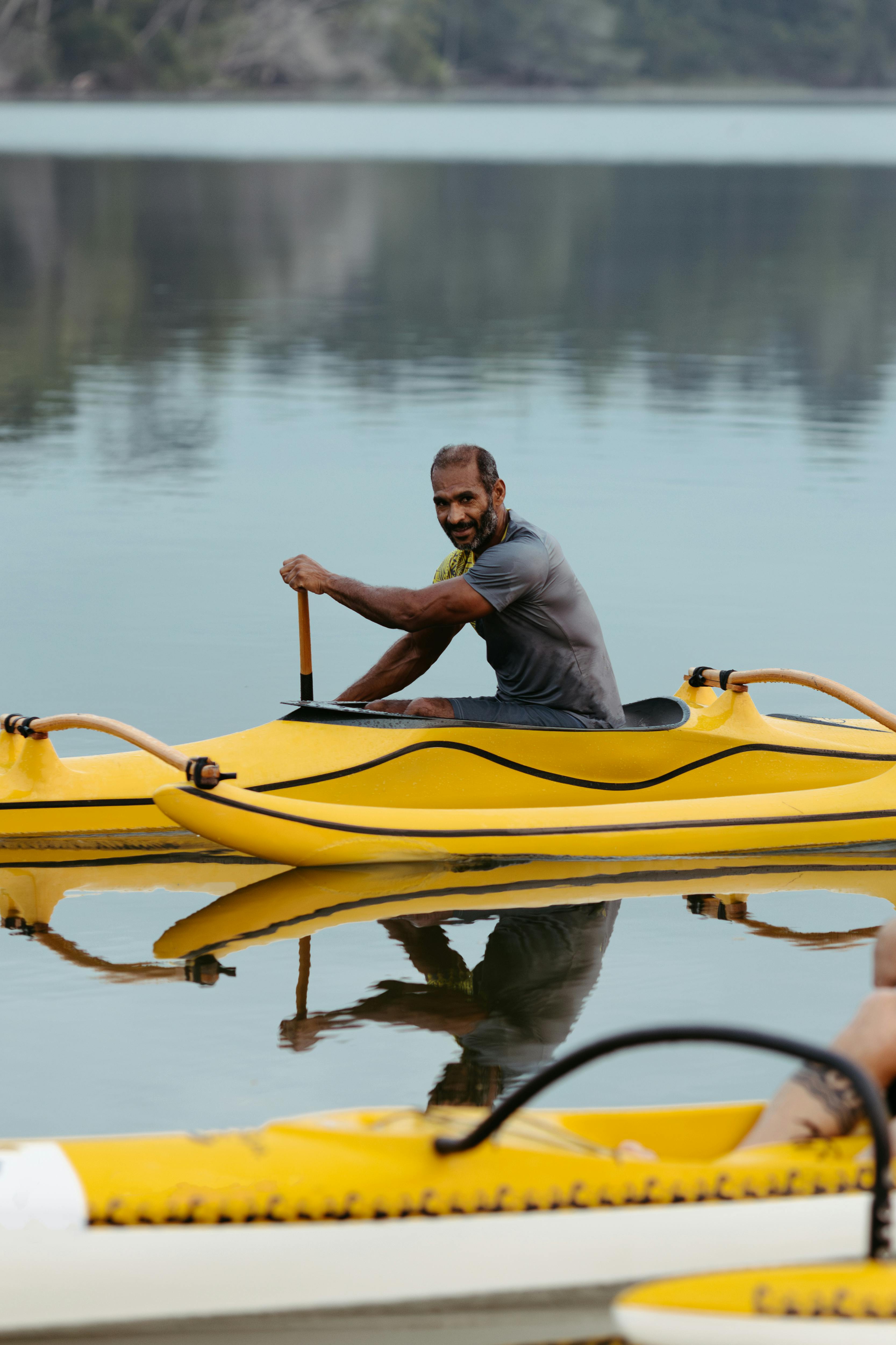 Men Kayaking on River · Free Stock Photo