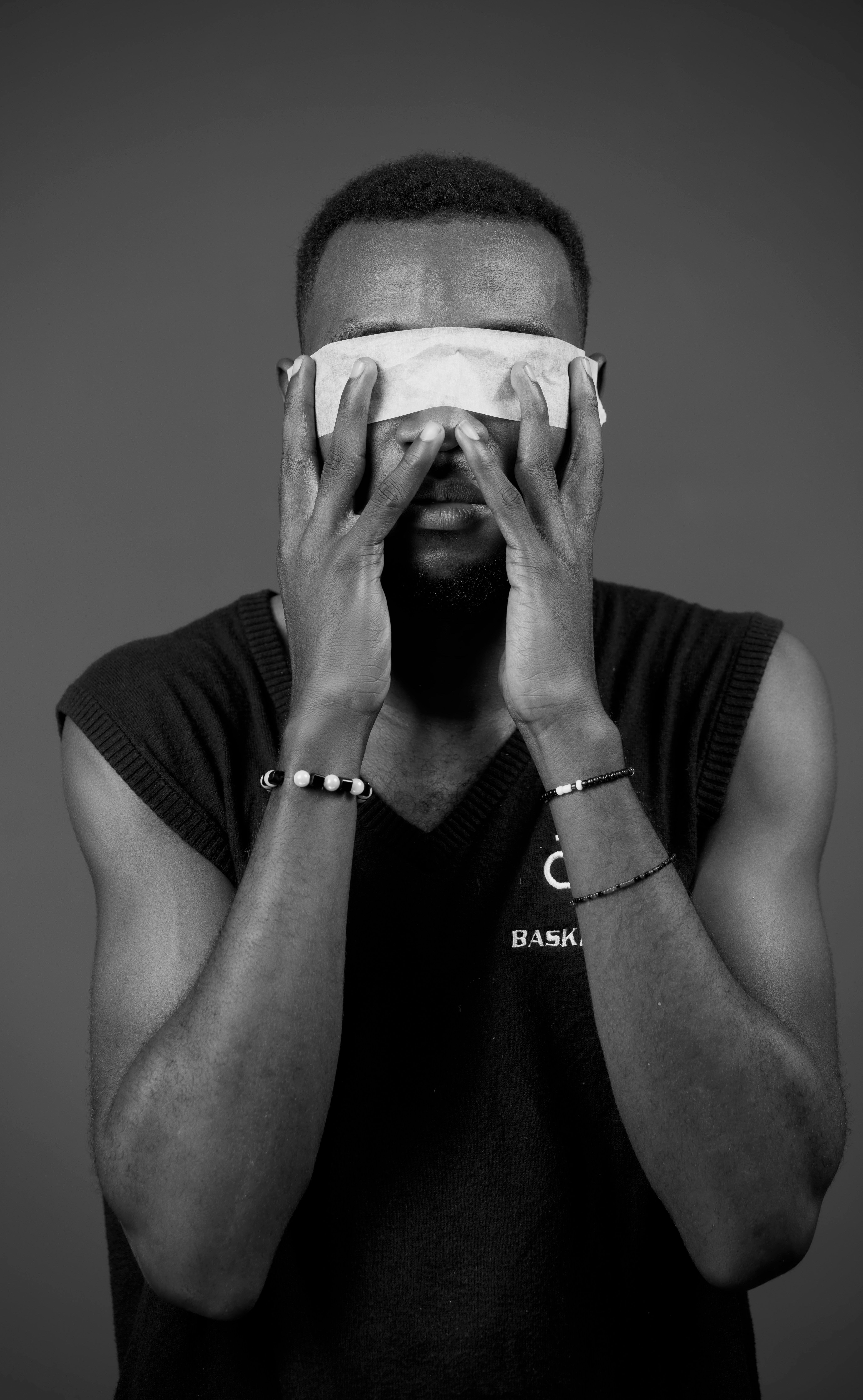 Man with Eye Band · Free Stock Photo
