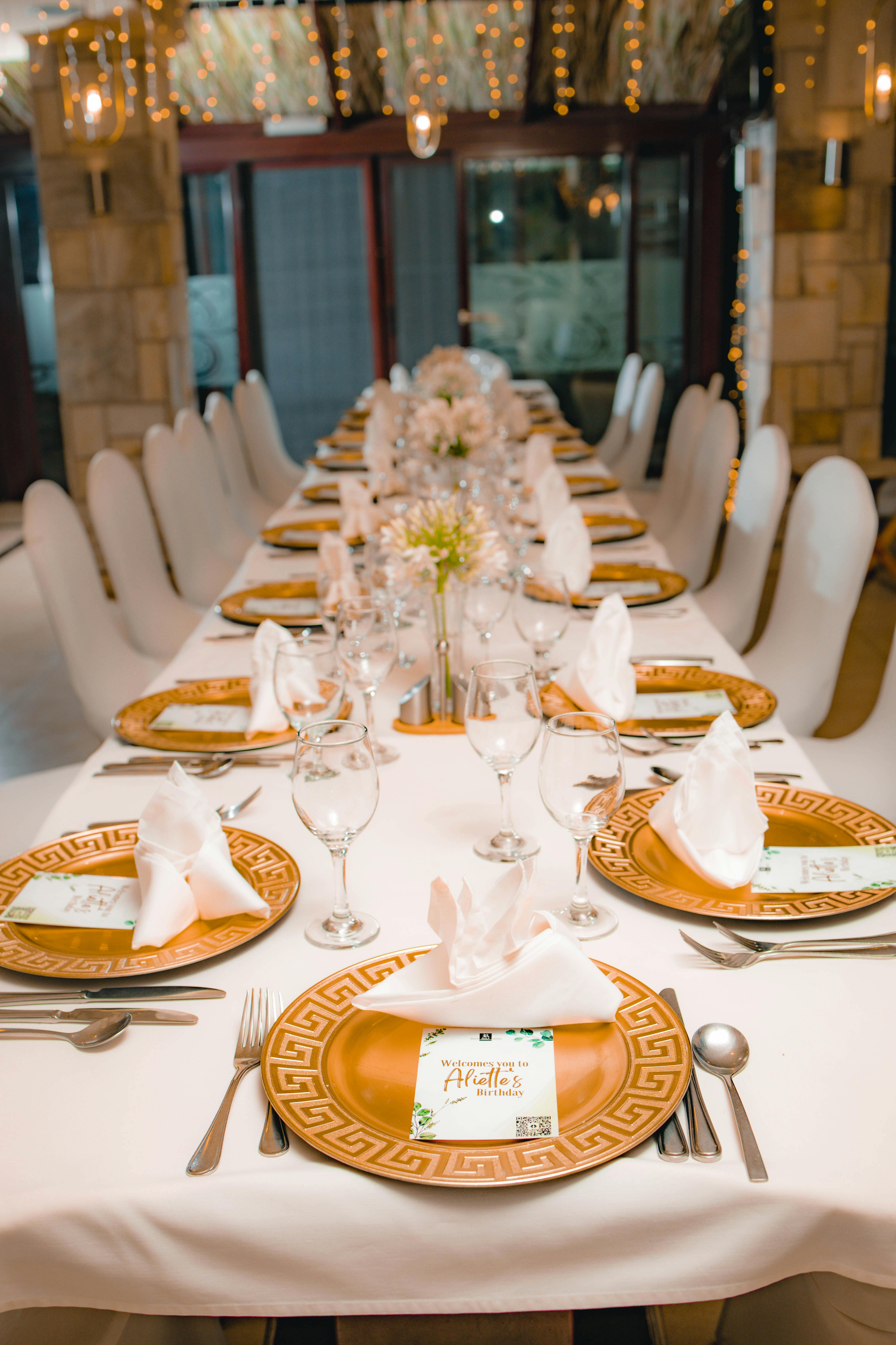 Decorated Table for Celebration · Free Stock Photo