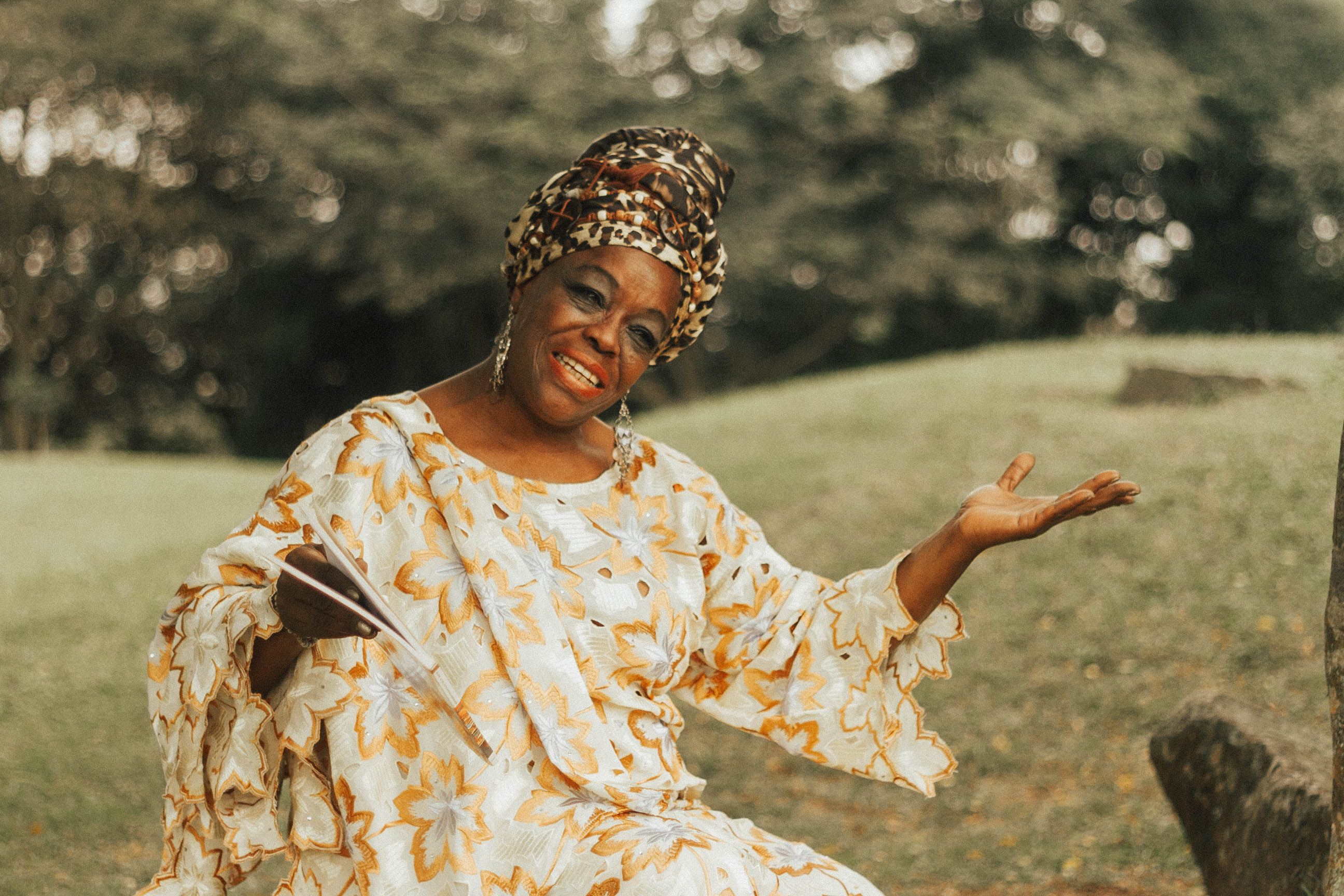 Portrait of Woman in Shawl · Free Stock Photo