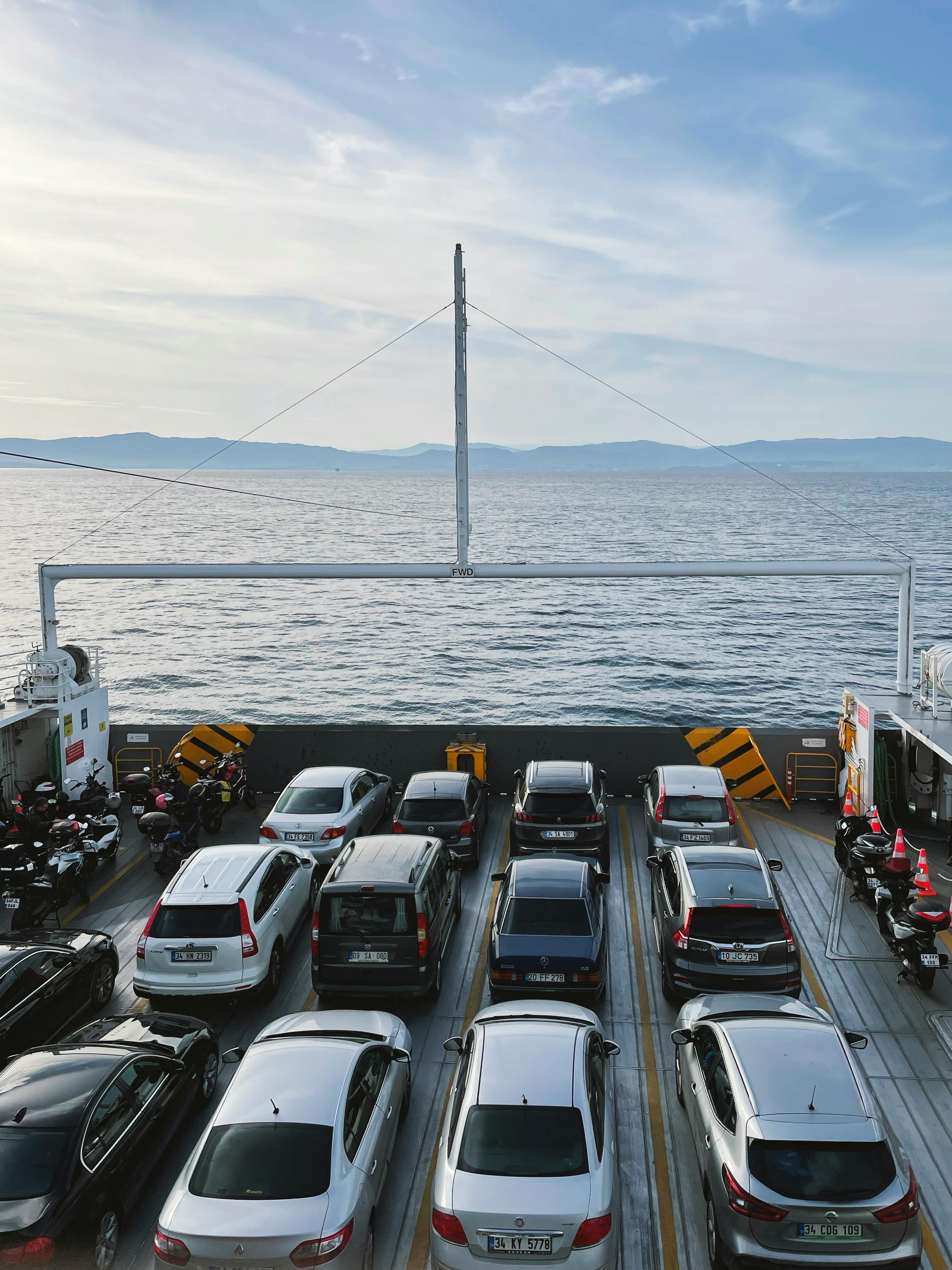 Cars on Ferry · Free Stock Photo