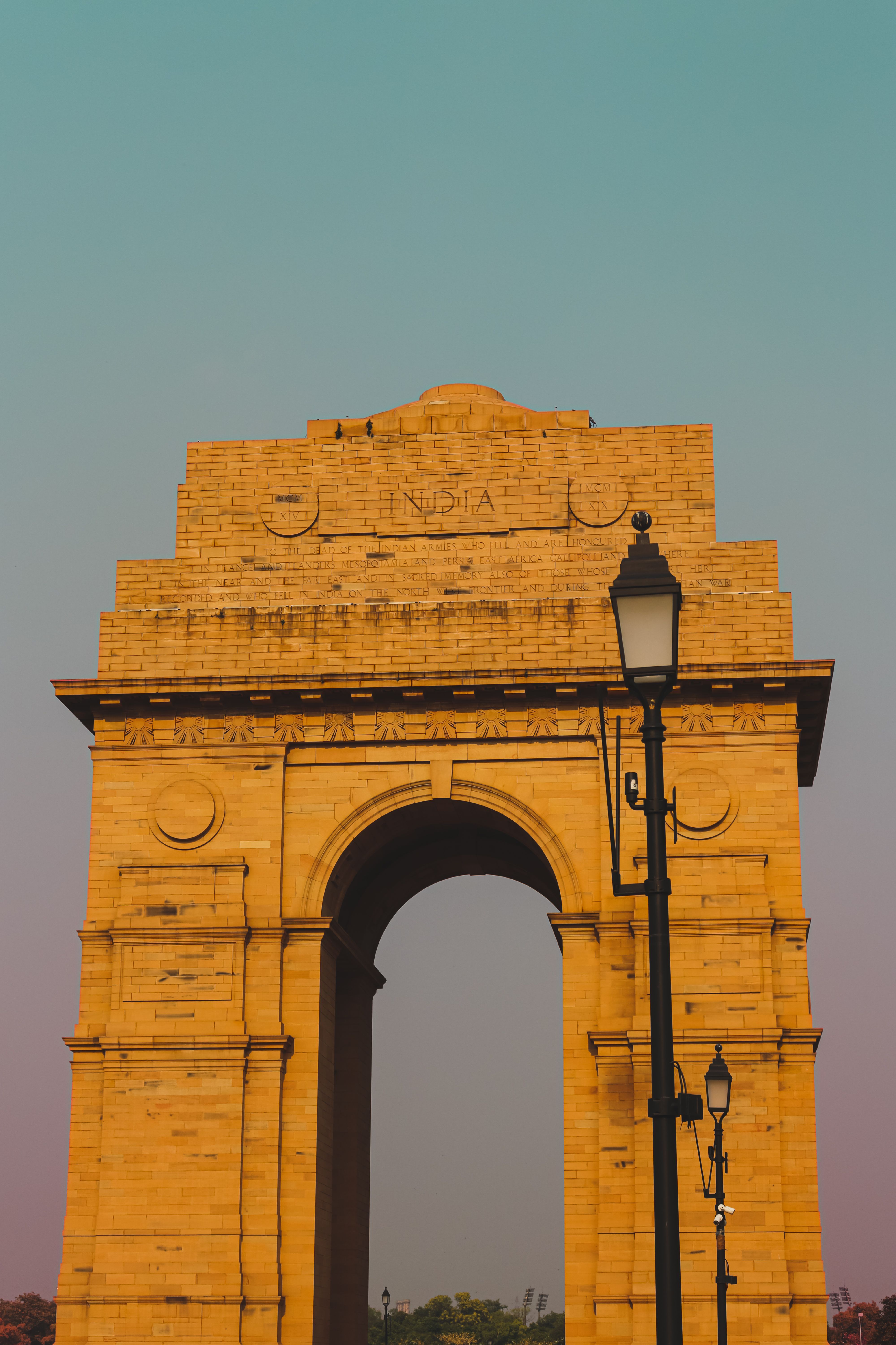 India Gate in New Delhi at Sunset · Free Stock Photo