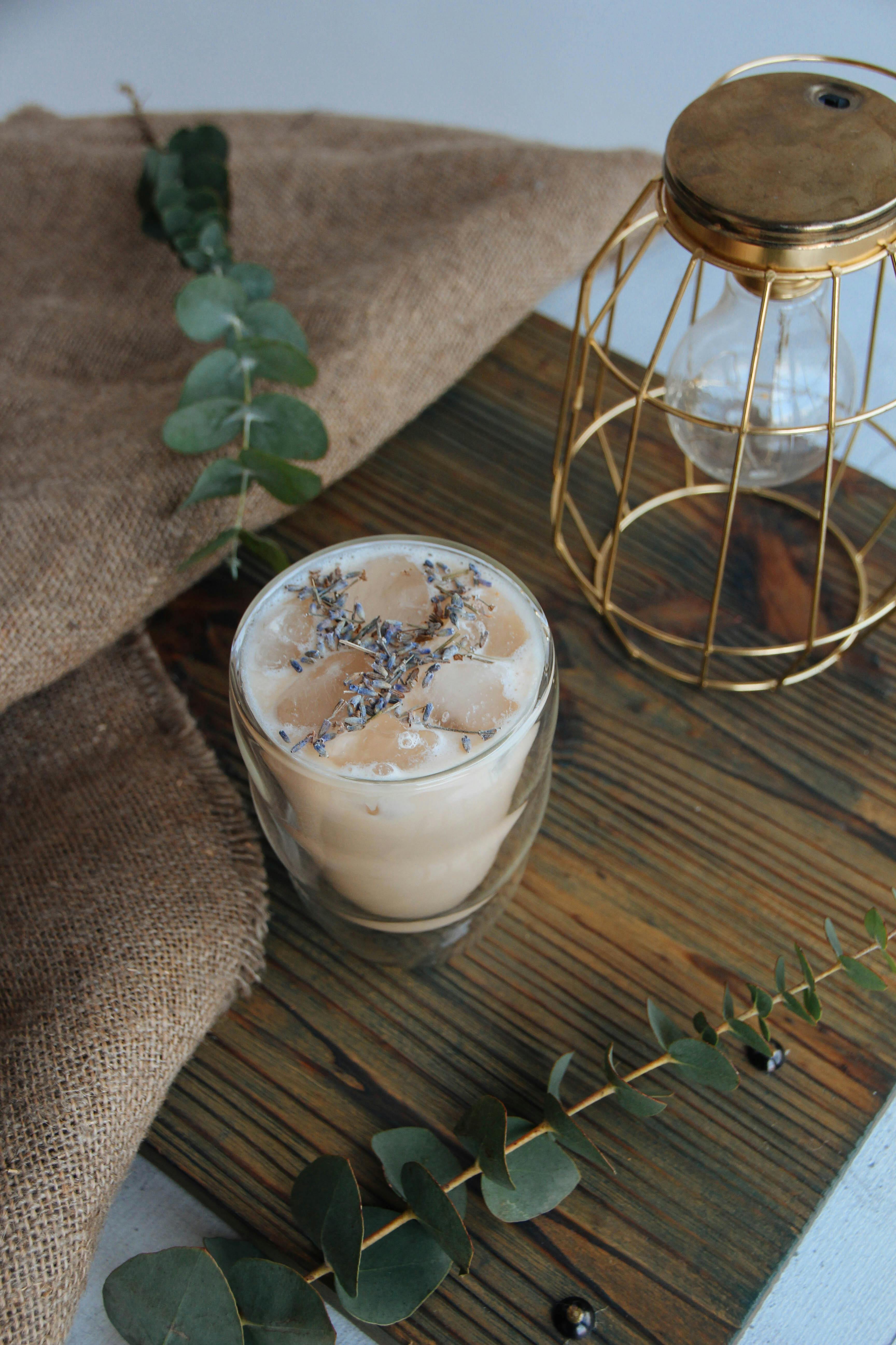 Ice Cubes and Sprinkles in a Latte · Free Stock Photo
