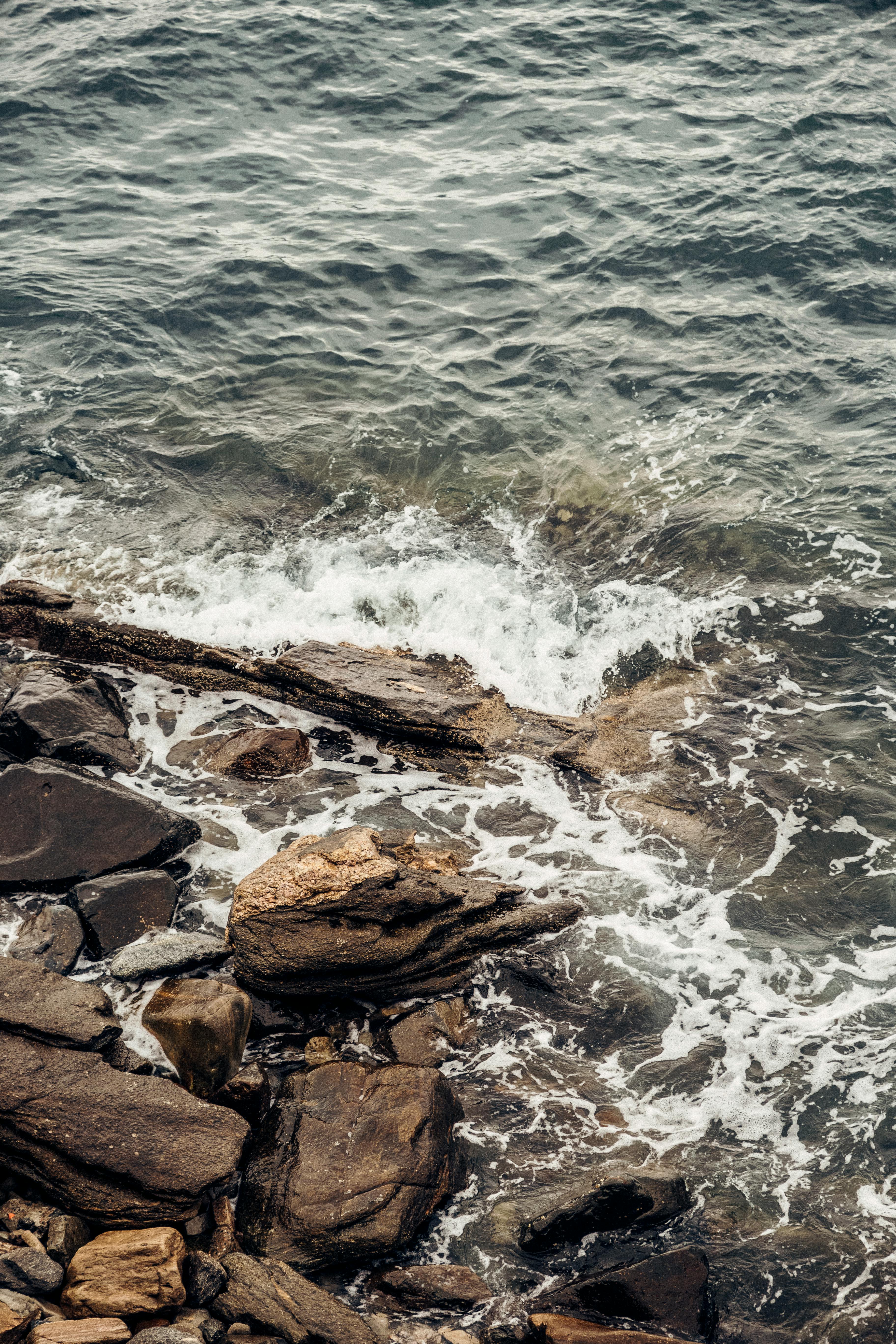 Rocks on Seashore · Free Stock Photo