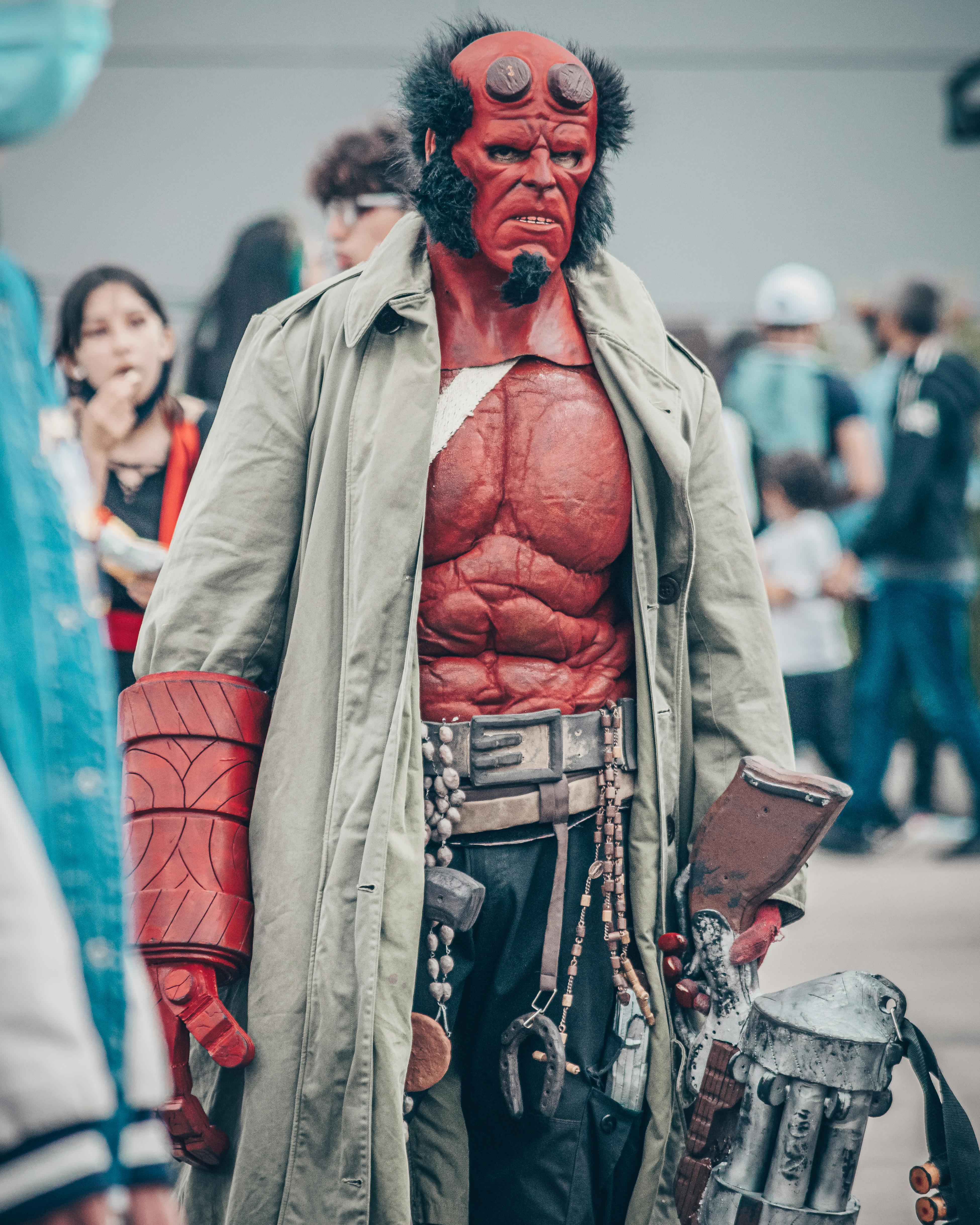 Person in Hellboy Costume · Free Stock Photo