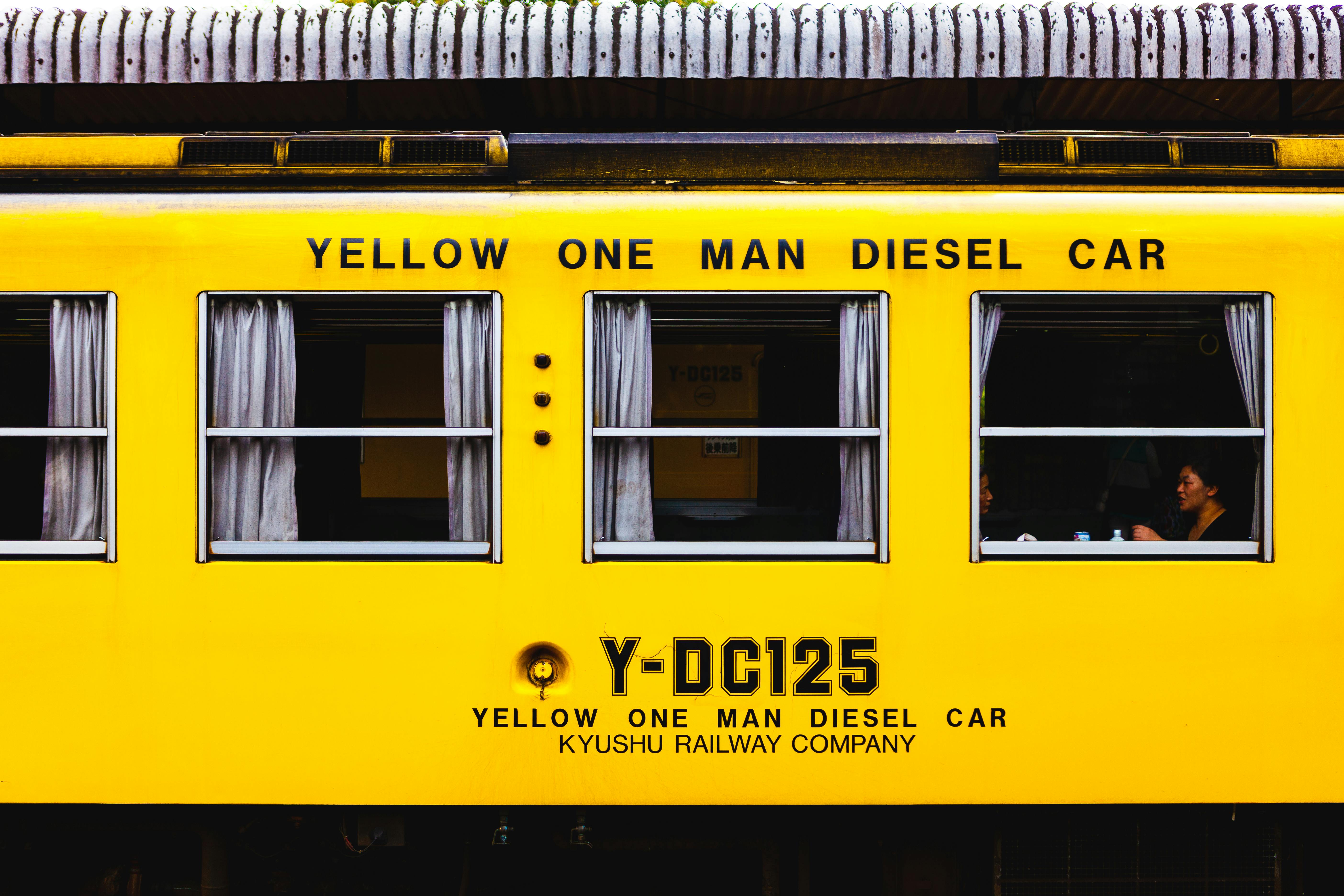 Yellow Train Carriage · Free Stock Photo
