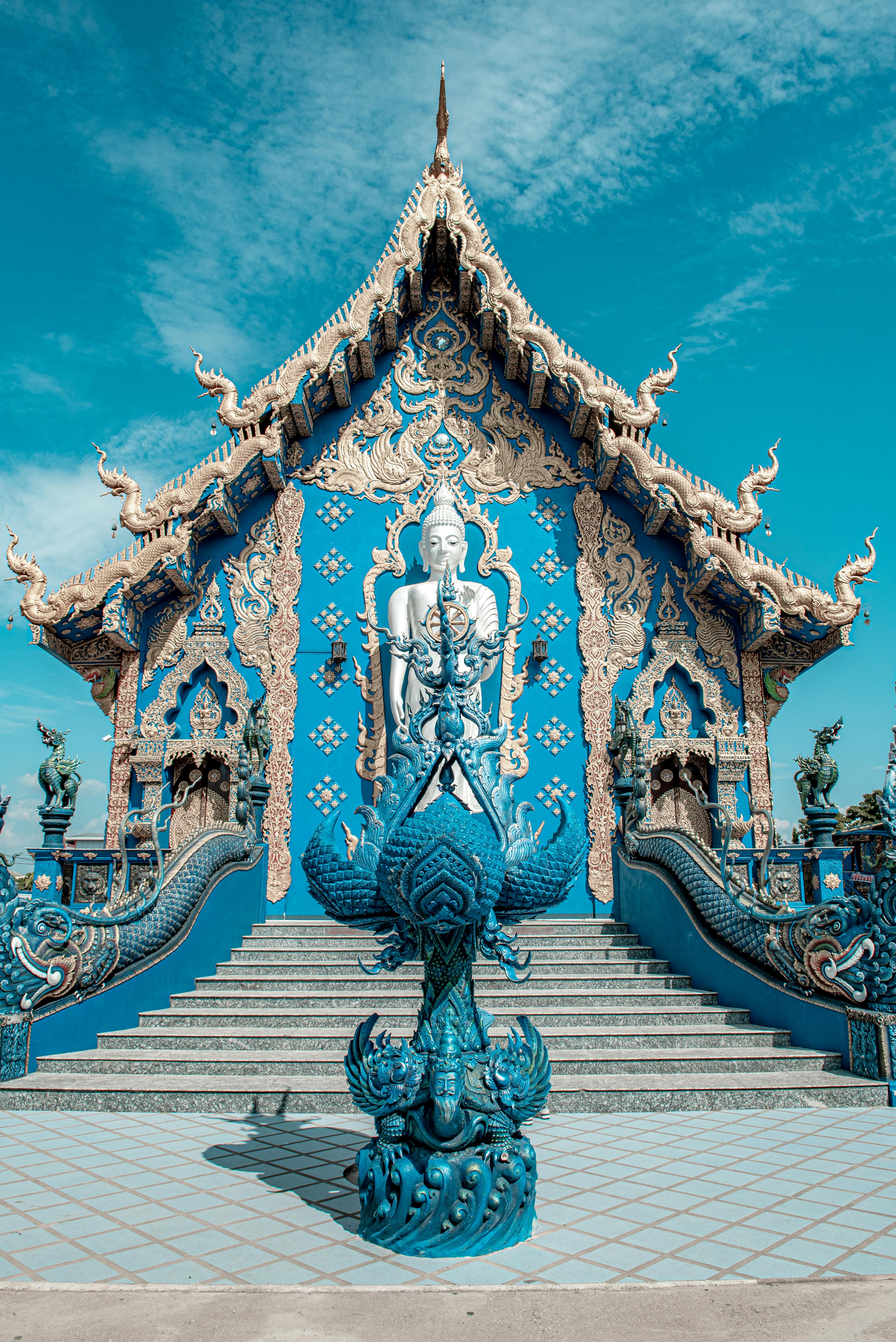 Blue Temple in Thailand · Free Stock Photo