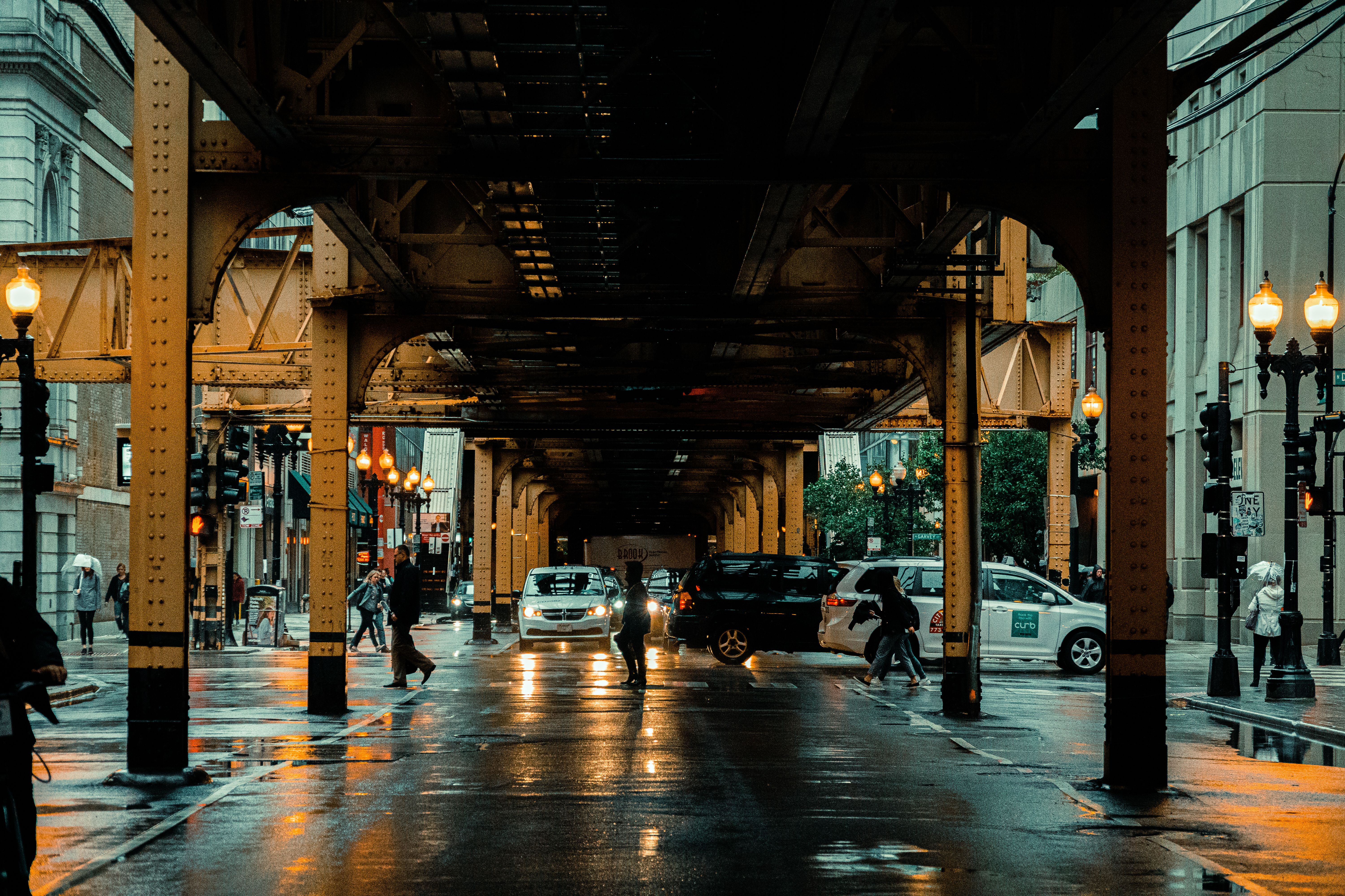 Street under Overpass · Free Stock Photo