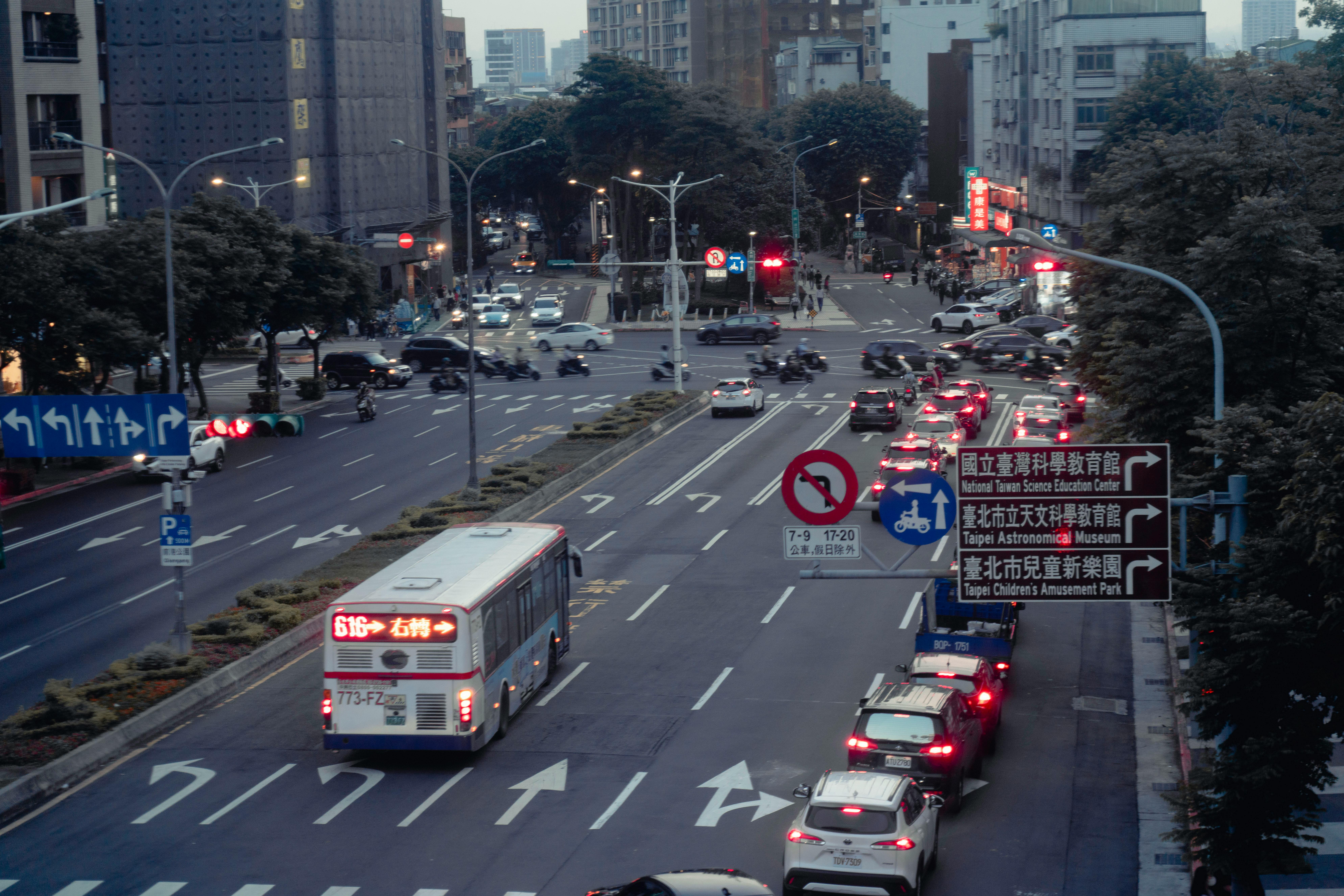 Aerial Photography of Cars on Road Intersection · Free Stock Photo