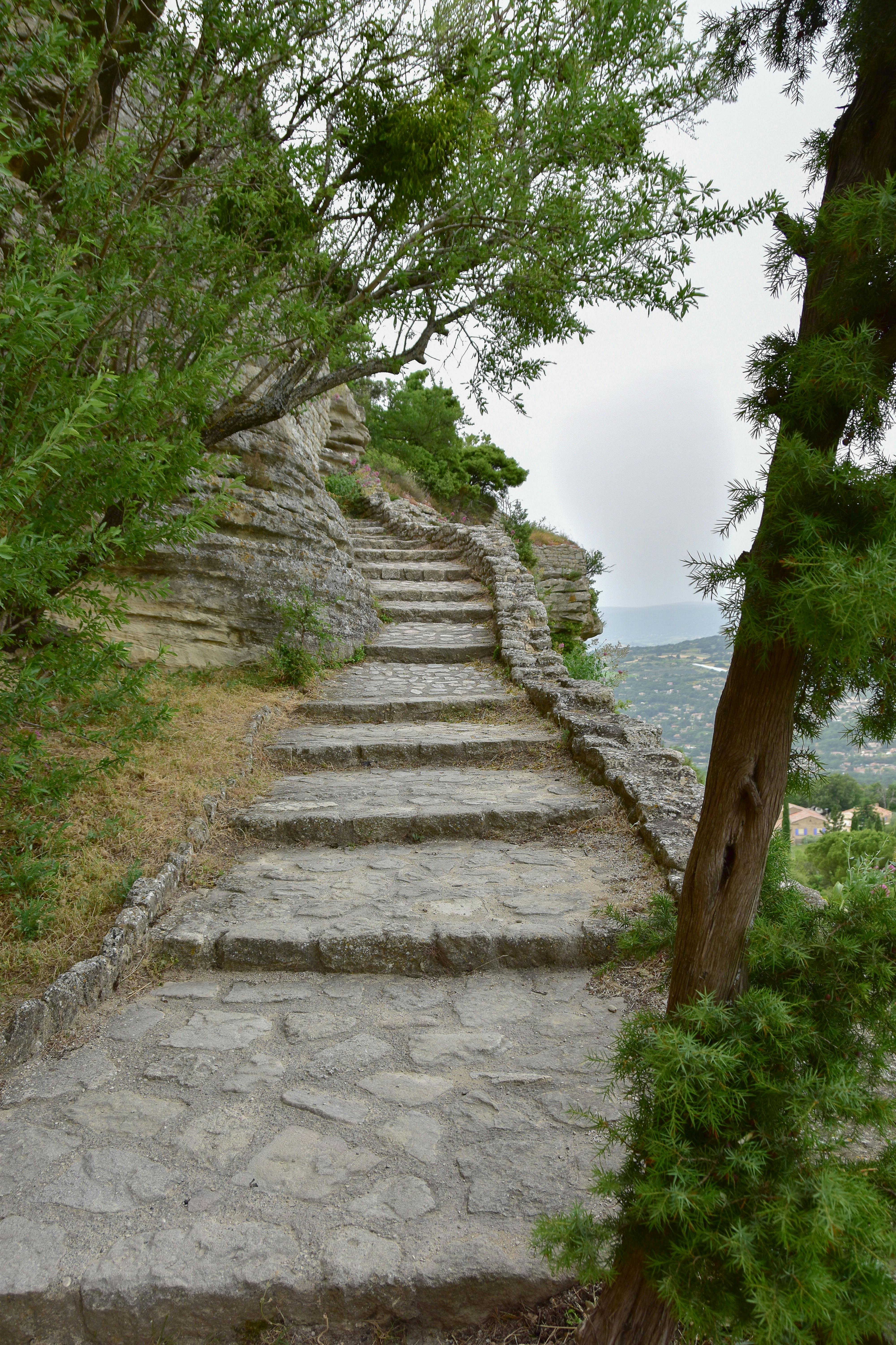 Stony Steps Leading on the Top of Mountain Peak · Free Stock Photo