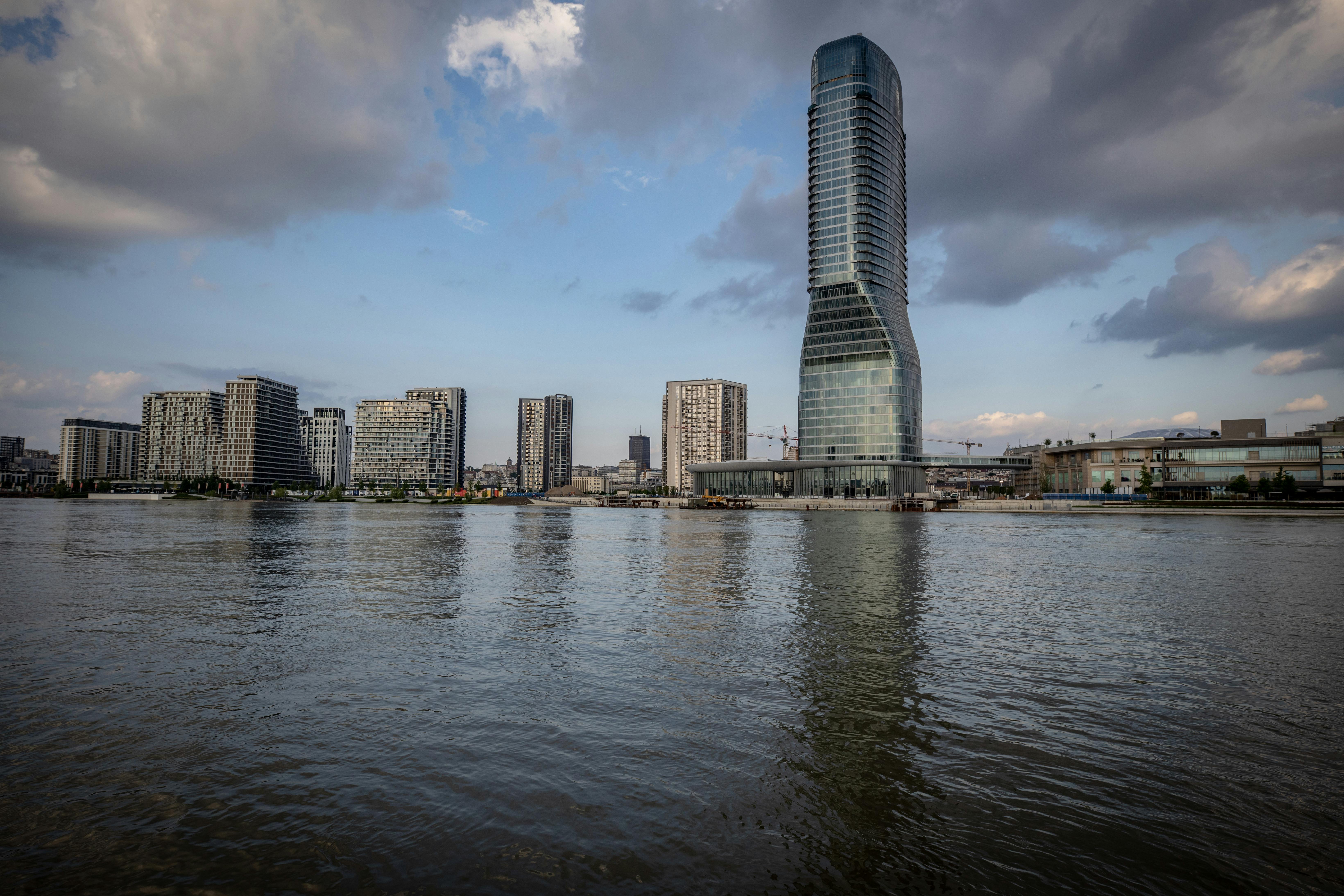 Belgrade Tower near Danube · Free Stock Photo