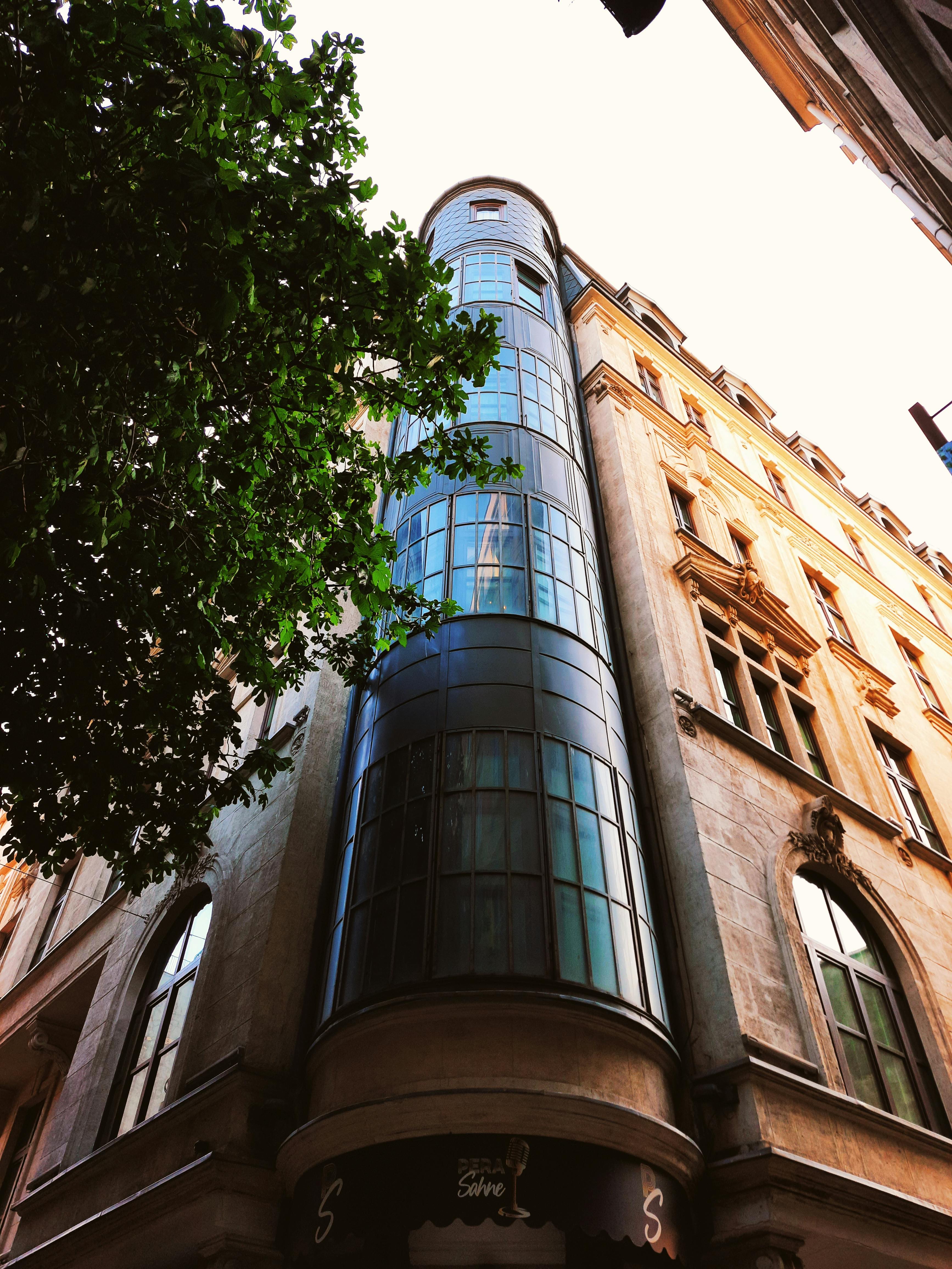 Corner of Building in Town · Free Stock Photo