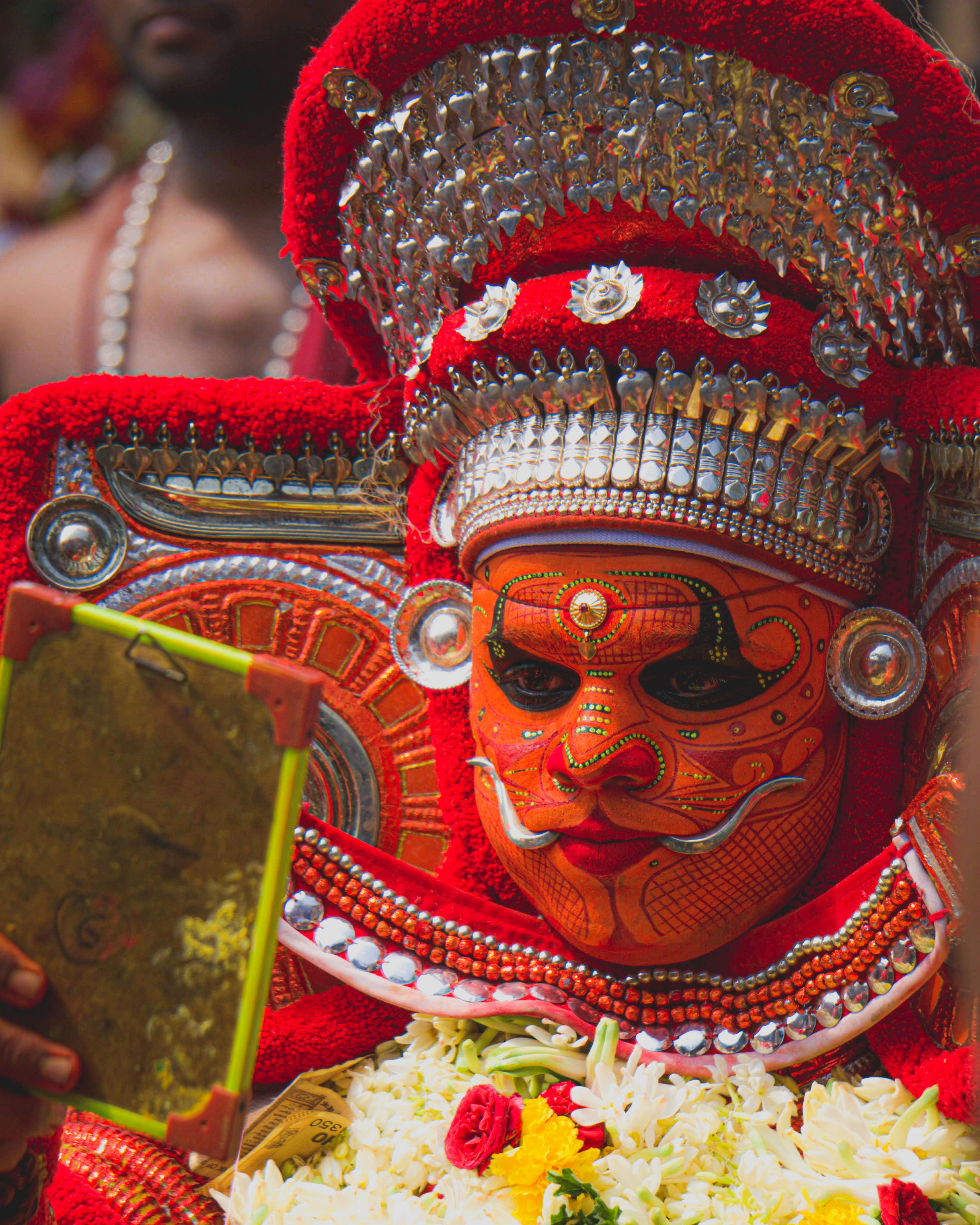 A Man in a Traditional Mask · Free Stock Photo