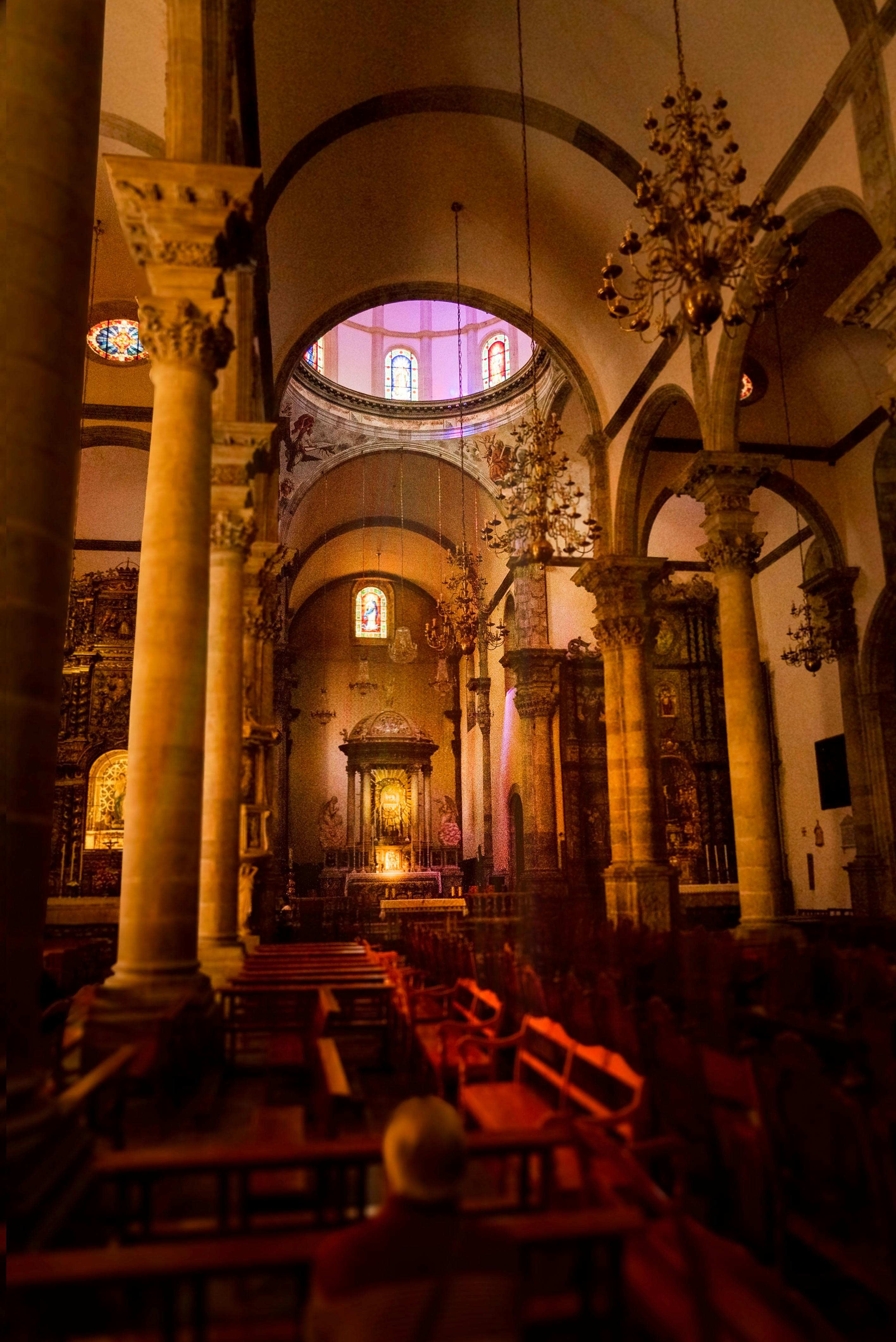 Ornamented Church Columns · Free Stock Photo